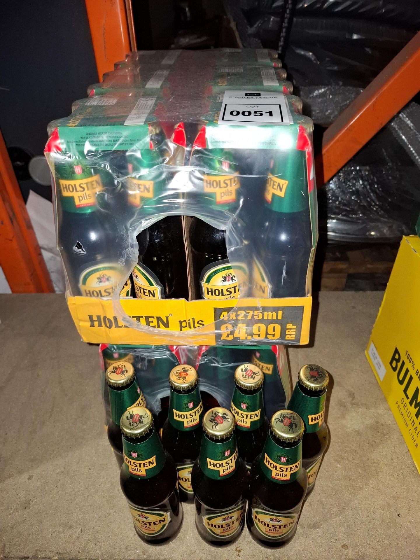 55 X BRAND NEW HOLSTEN PILSNER 275ML BOTTLES