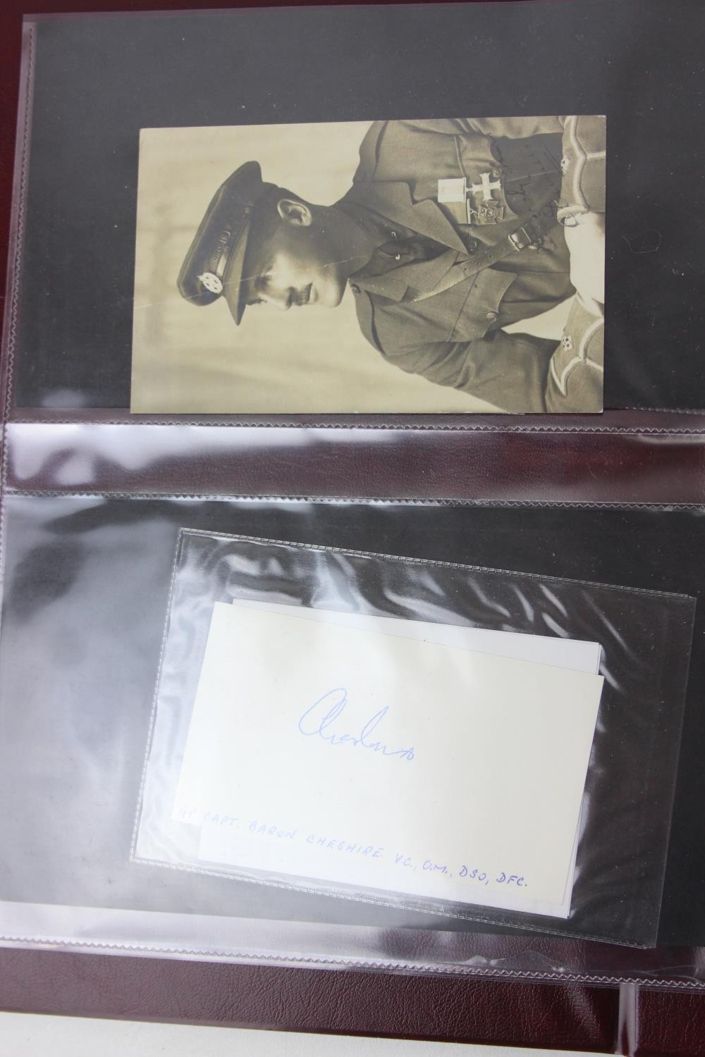 Autographs; Victoria Cross recipients - album of autographs to include ...