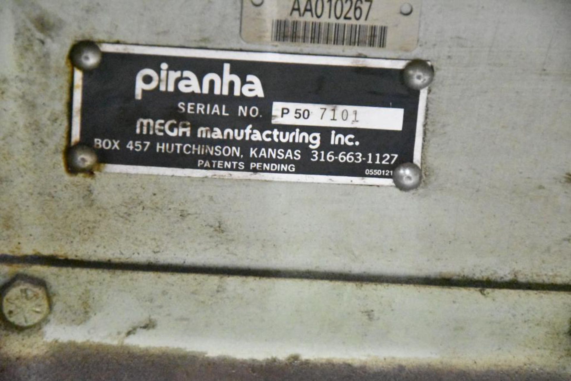 PIRANHA P50 50 TON HYDRAULIC IRON WORKER WITH 5” THROAT, PUNCH: 13/16 ...