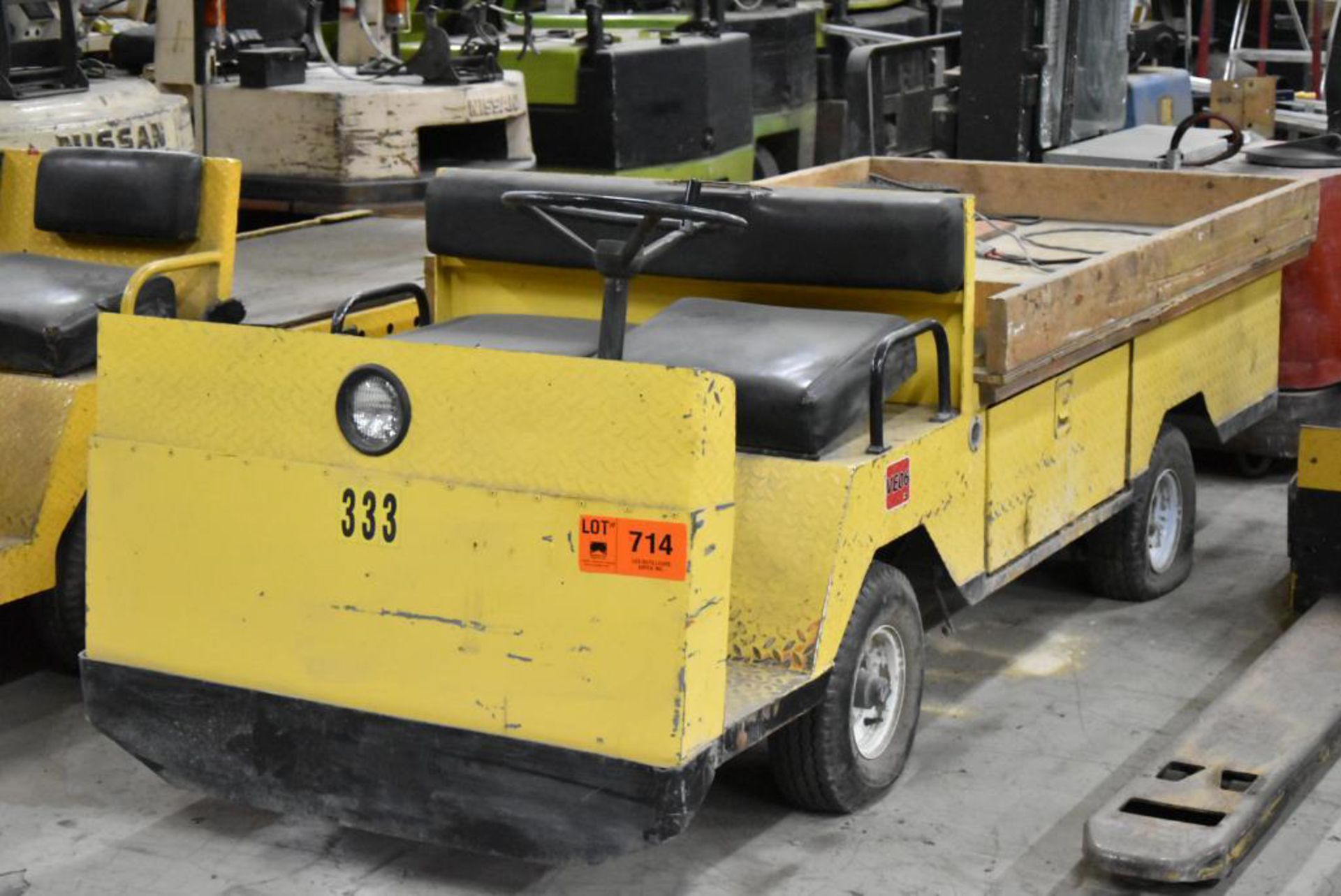 CUSHMAN E360 ELECTRIC FLATDECK UTILITY CART S/N: 0604290 (LOCATED AT ...