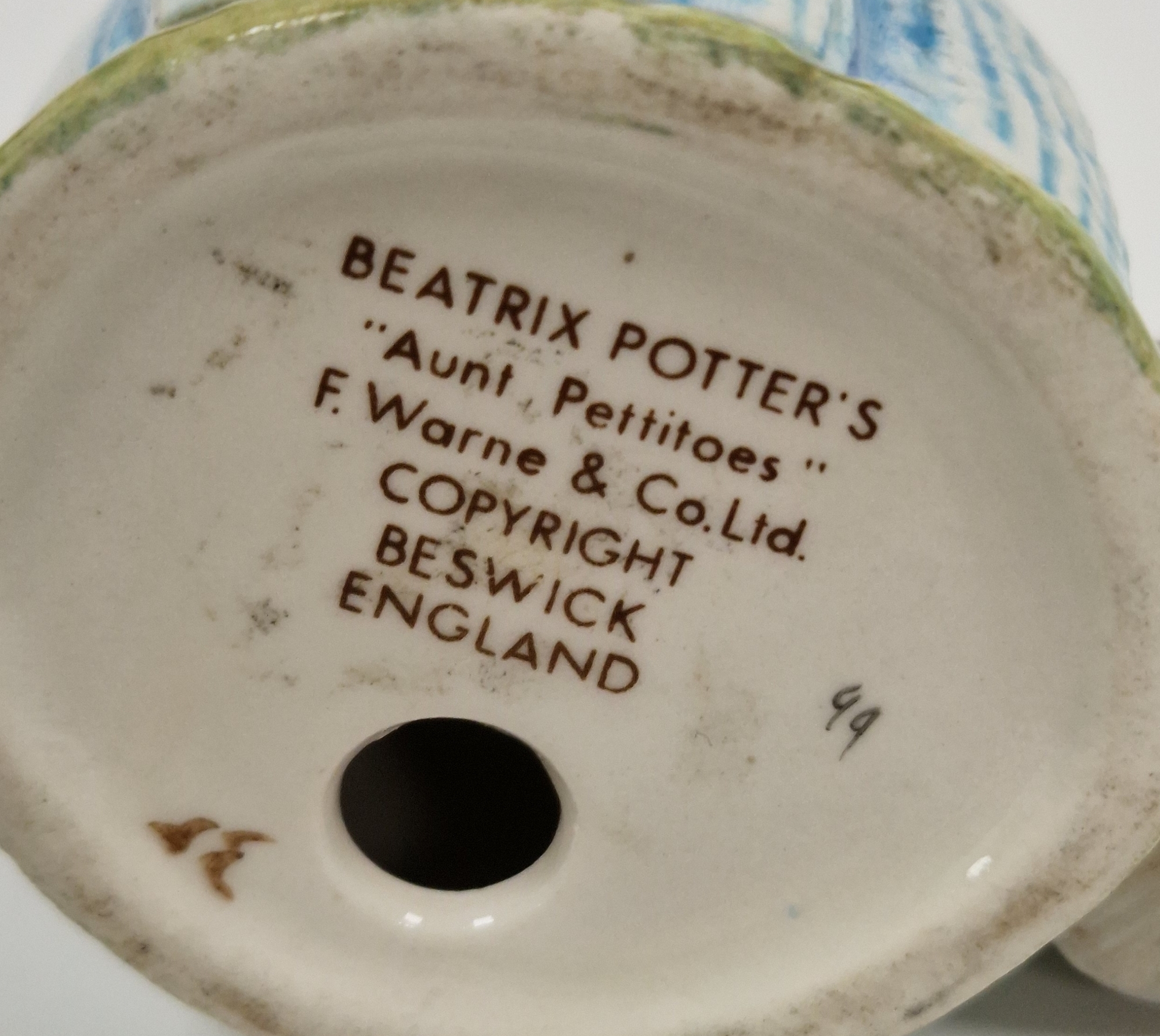 Collection of Beswick Beatrix Potter figures, printed brown marks ...