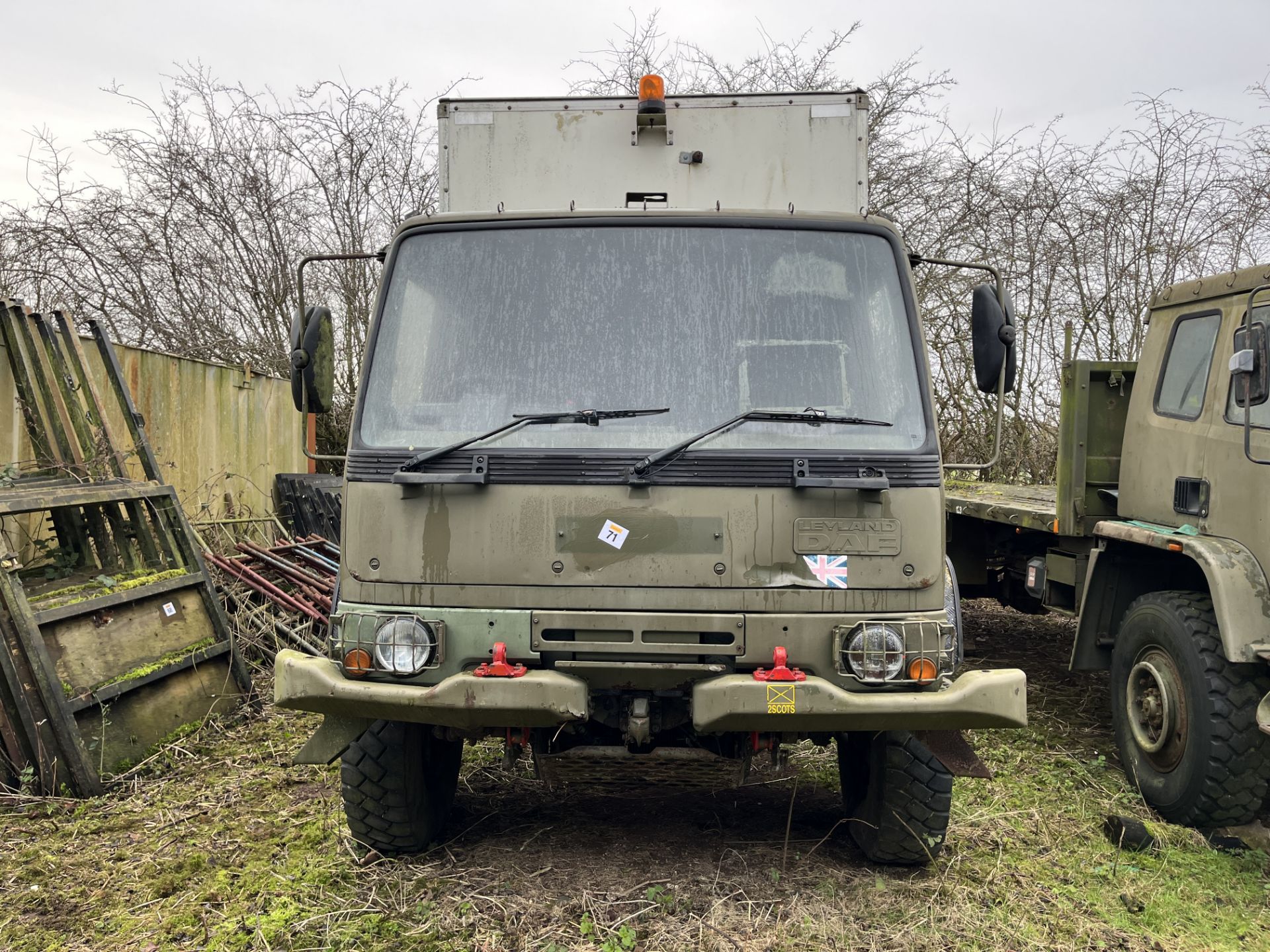 LEYLAND DAF ARMY WAGON WITH CONTAINER