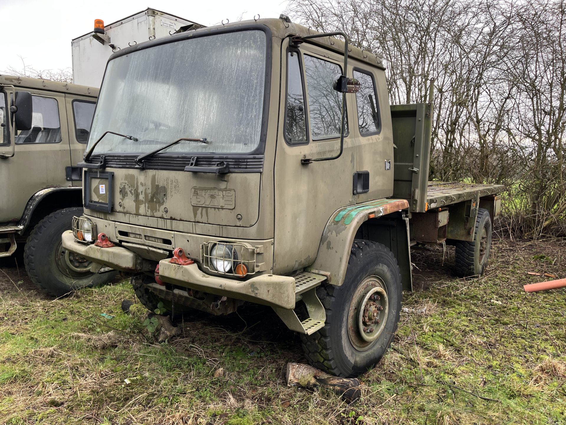 LEYLAND DAF ARMY WAGON WITH CONTAINER
