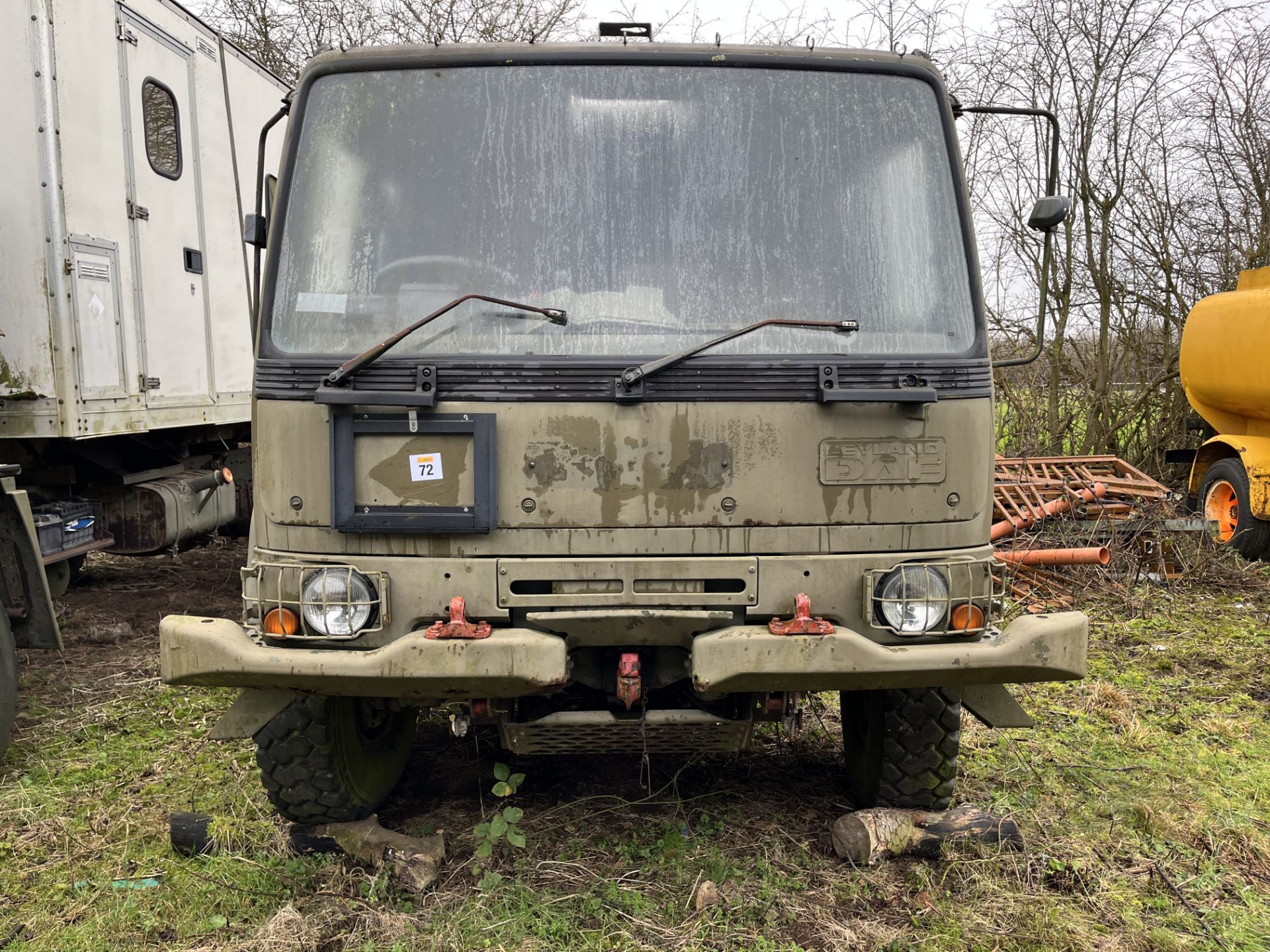 LEYLAND DAF ARMY WAGON WITH CONTAINER