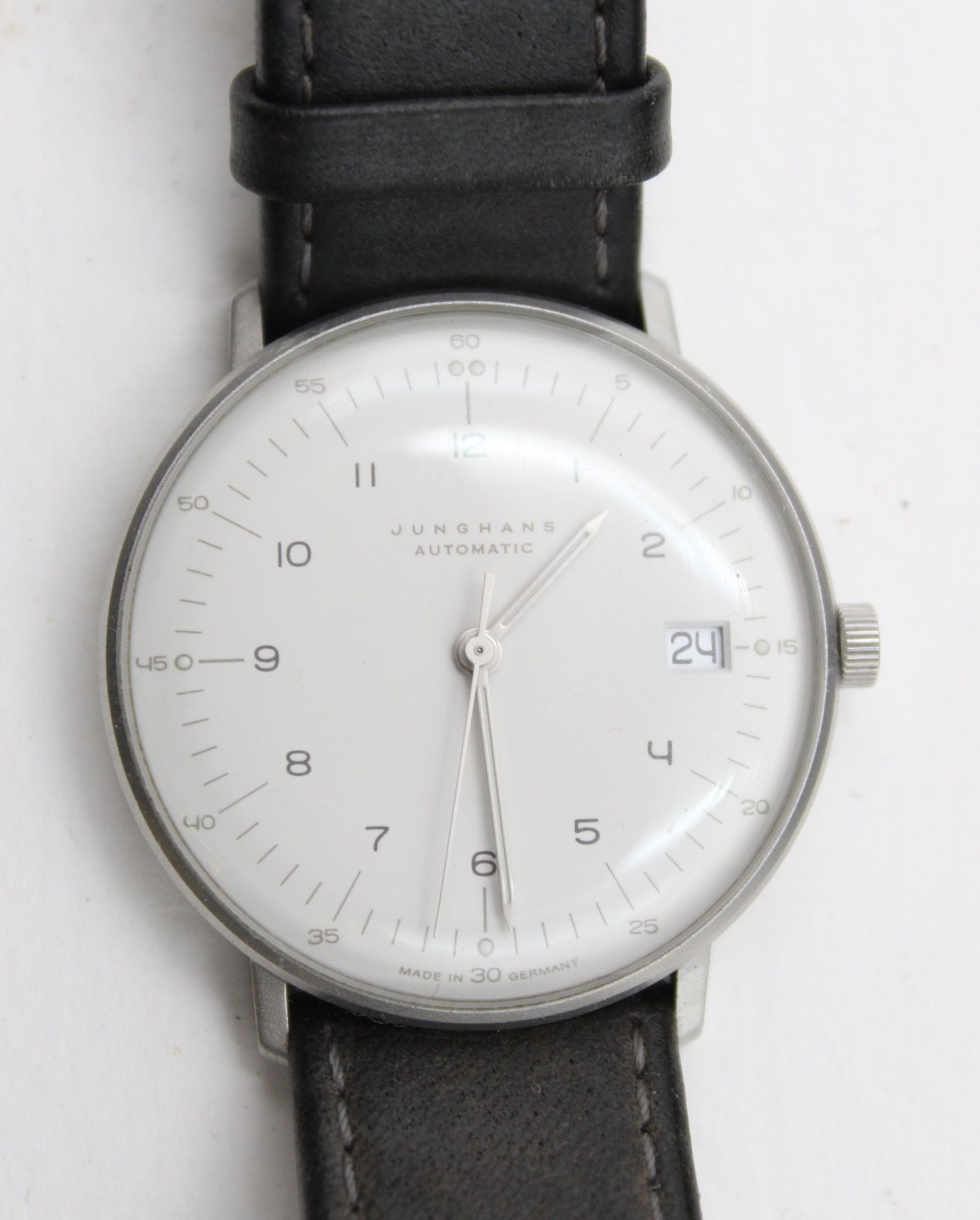 Junghans HAU ,, Max Bill '' Automatic , Werk läuft D- 3,4 cm , sehr ...
