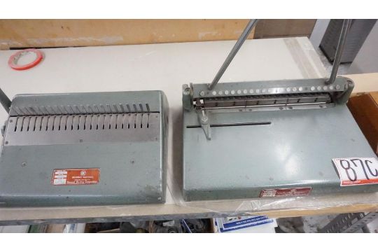 LOT - ASST GBC PUNCHING MACHINE, BINDING MACHINE, TEMPERATURE PEN ...