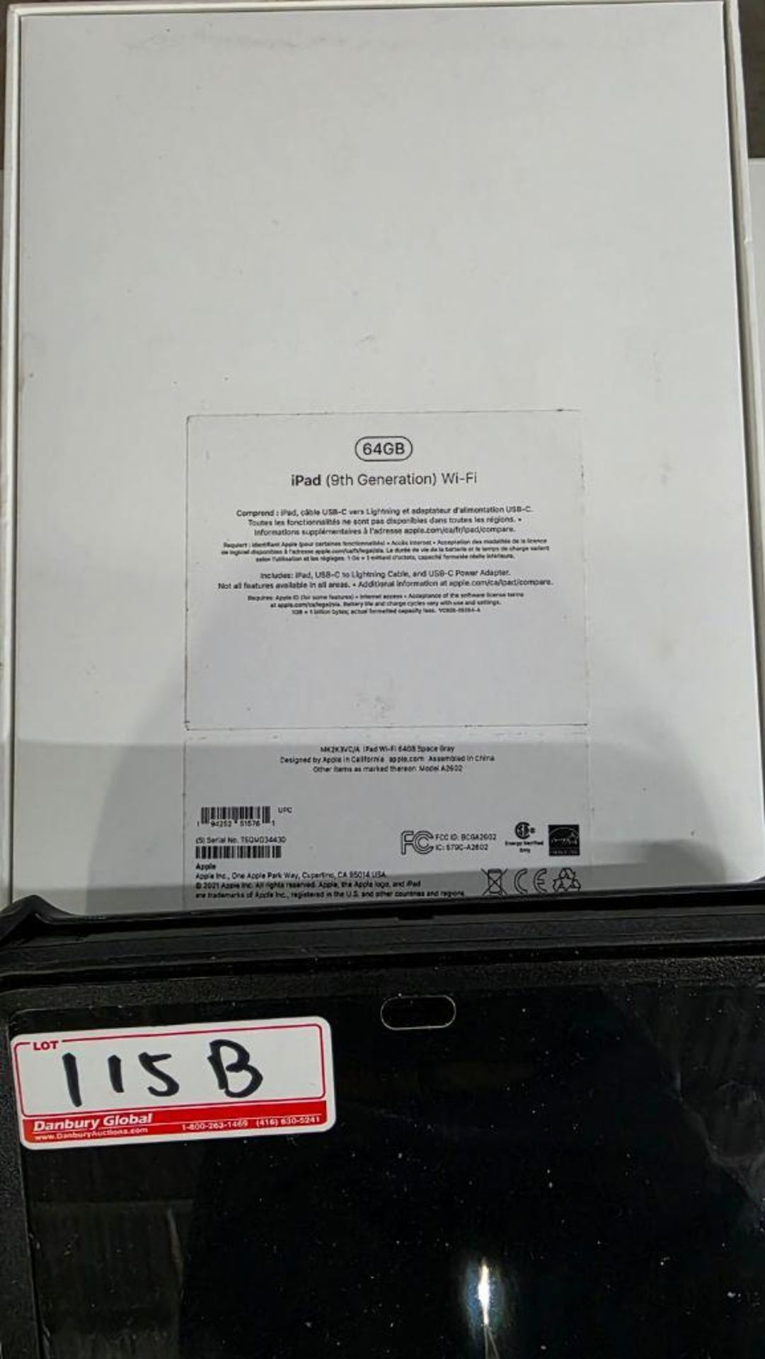 APPLE IPAD 9TH GEN (A2602) WI-FI TABLET - 64GB