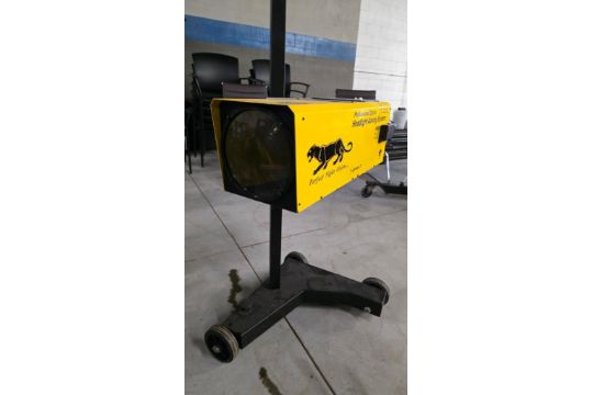 CAN BUILT PROFESSIONAL OPTICAL HEADLIGHT AIMING SYSTEM
