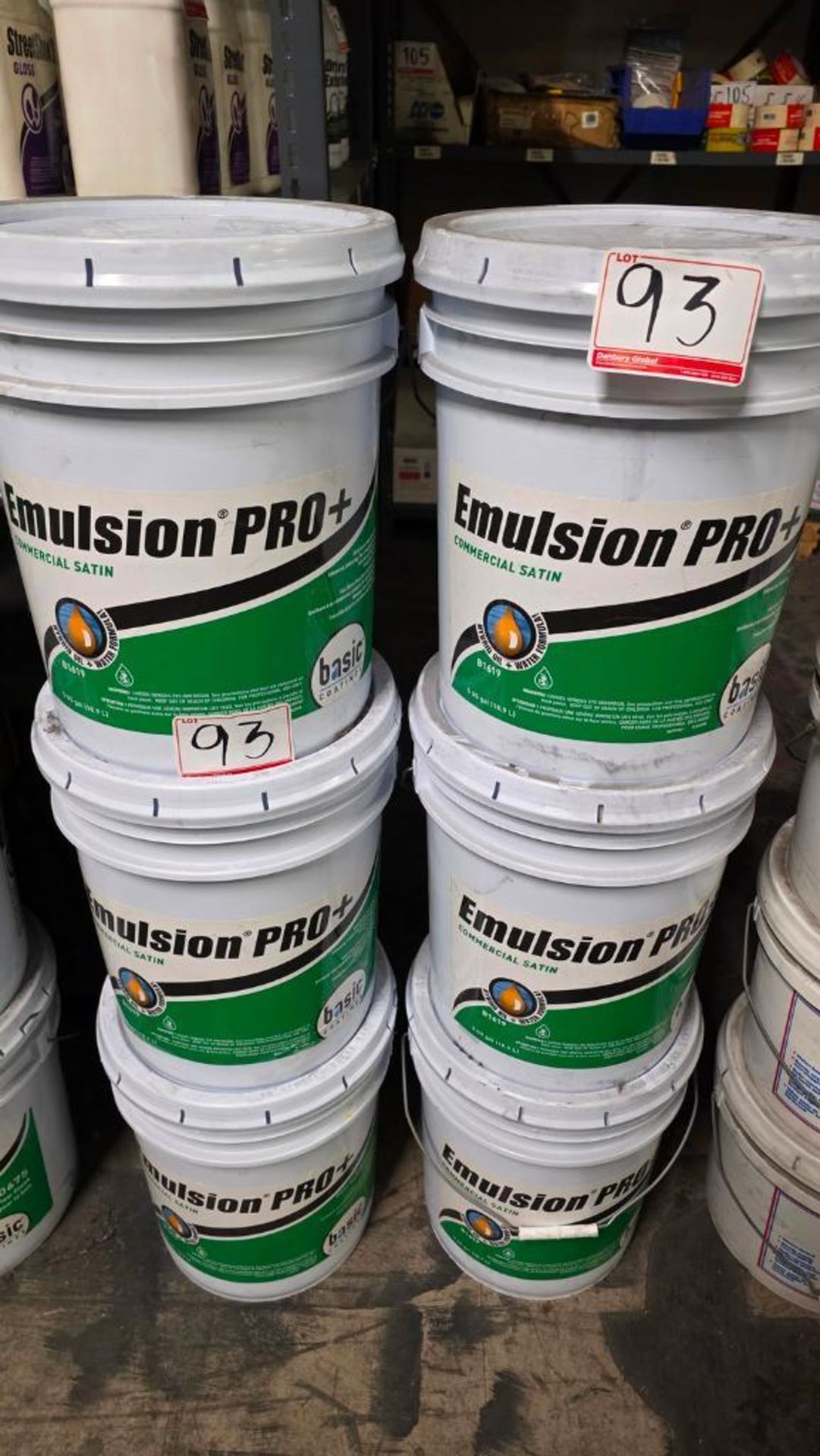 PAILS - BASIC COATINGS EMULSION PRO GLOSS ADVANCED OIL COMMERCIAL ...