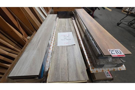 LOT - ASSTD EVOKE, GOODFELLOW, TORLYS VINYL FLOORING (APPROX 60 BOXES)