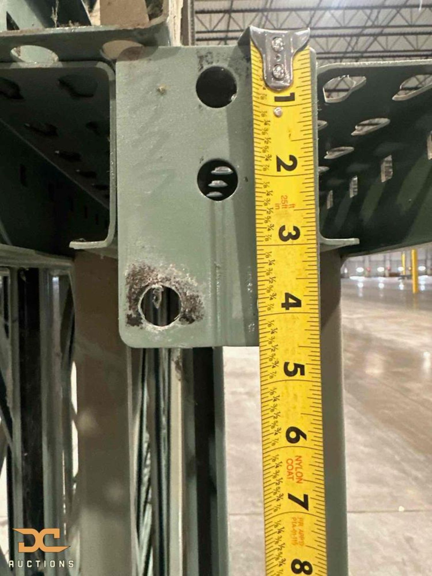 (30) Teardrop Upright Frames | 72" x 28' Make: Mecalux Color: Green ...