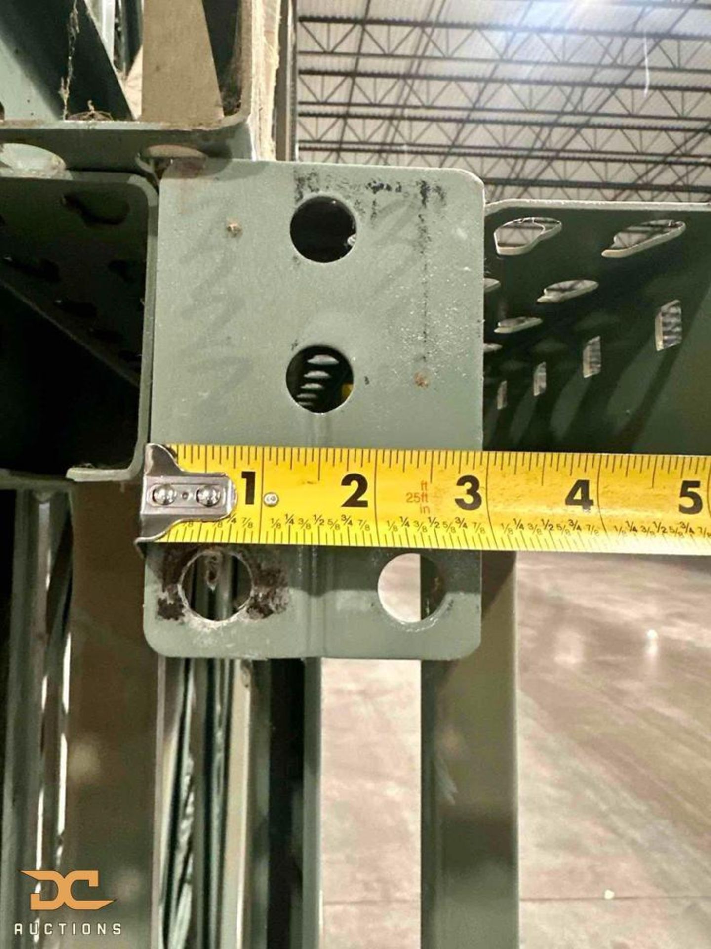 (30) Teardrop Upright Frames | 72" x 28' Make: Mecalux Color: Green ...
