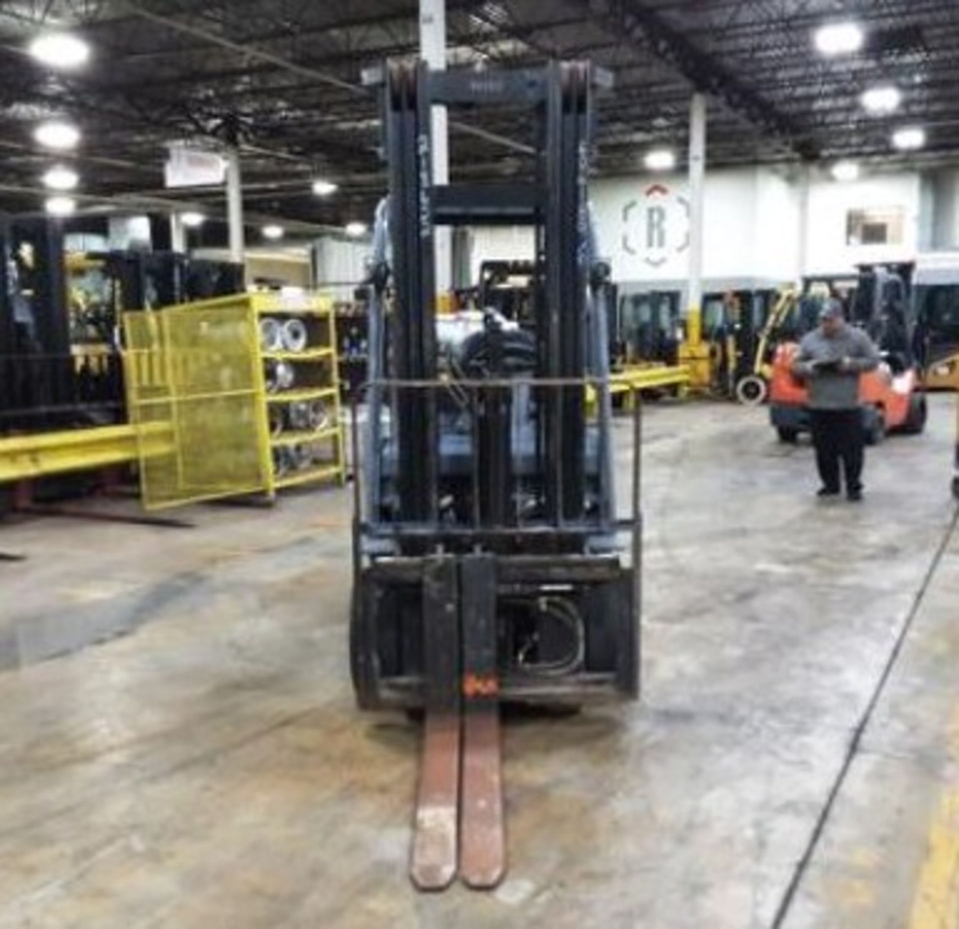 2017 TOYOTA Model 8FGCU30 6,000lbs Capacity LPG Forklift with 198.5 ...