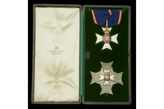 The Royal Victorian Order, K.C.V.O., Knight Commander’s set of insignia ...