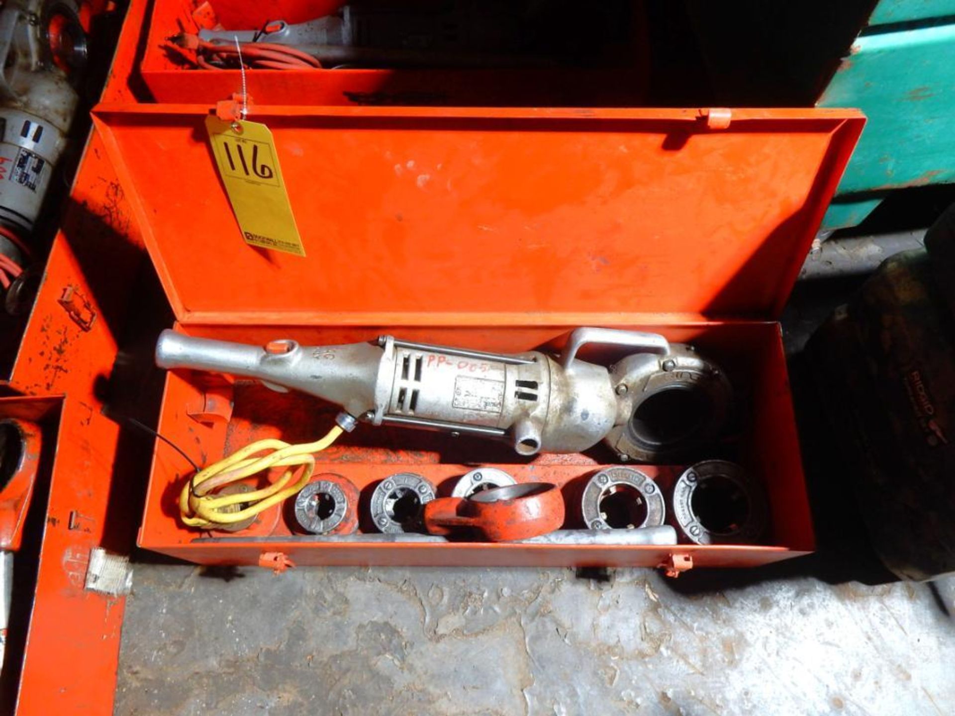 { Option of lots: 116, 117, 118, 119, 120, 121 } RIDGID M# 700 POWER ...