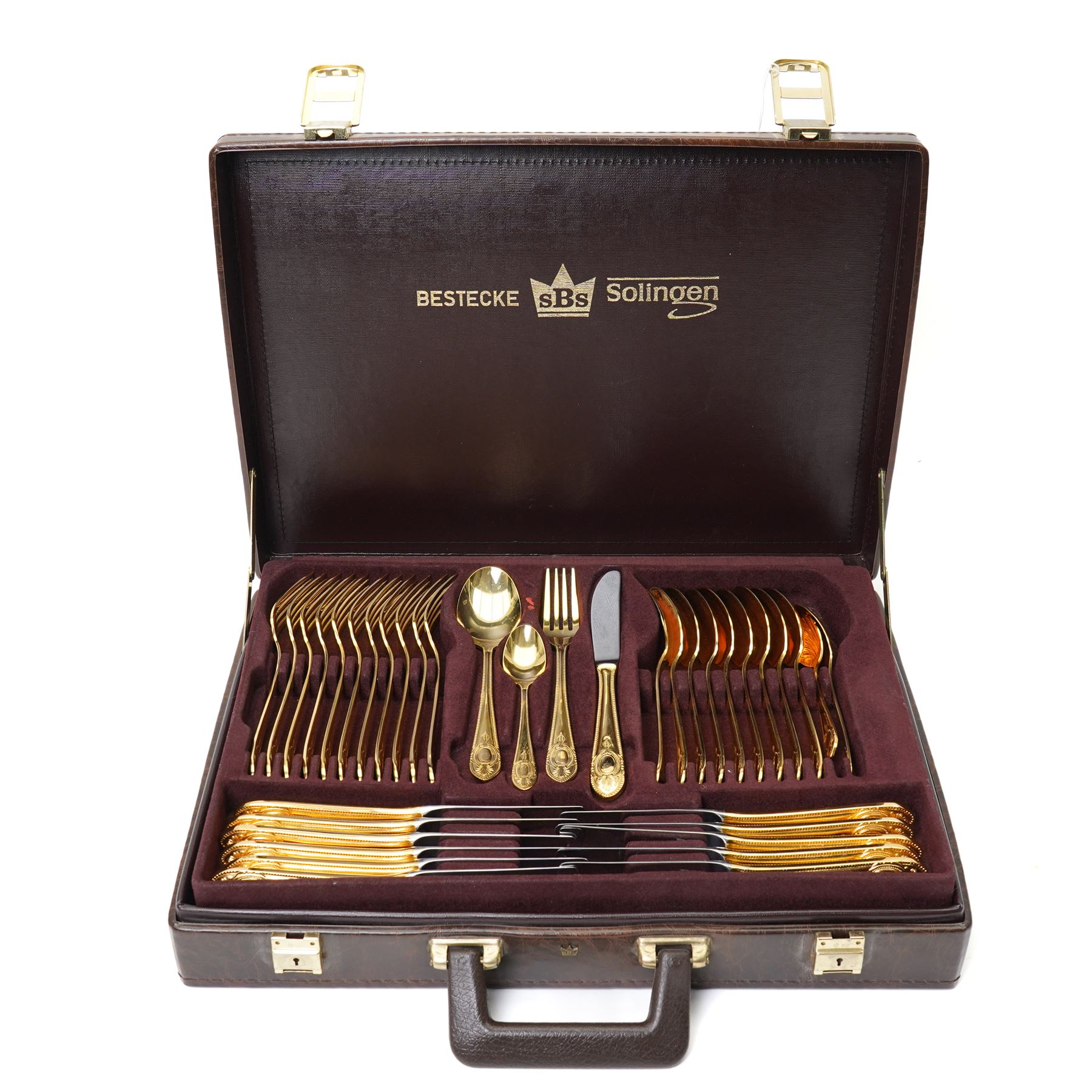 Bestecke SBS Solingen two-tone stainless steel canteen of cutlery for ...