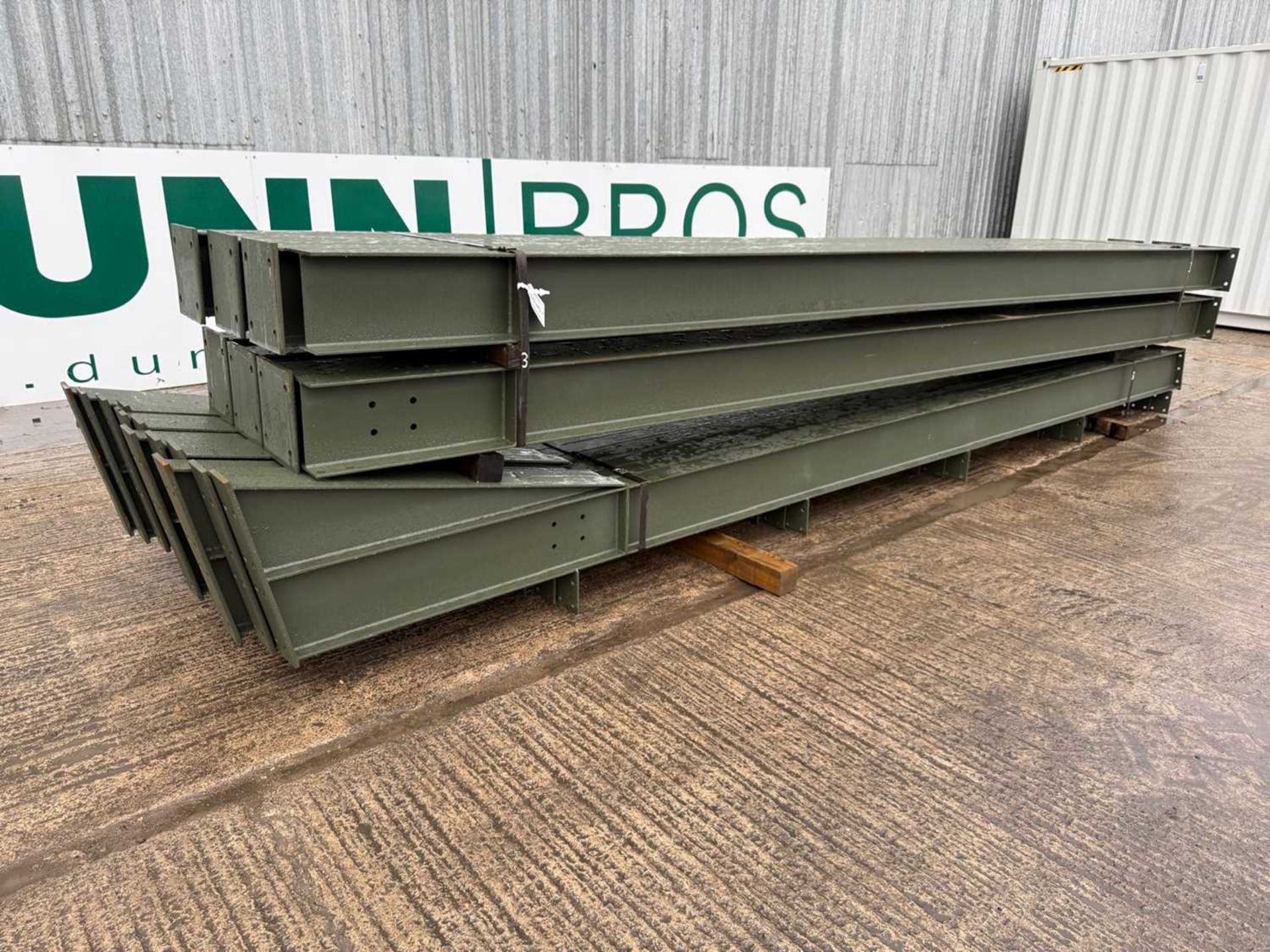 Steel Frame Building 100` x 40` x 20` , 5No 20` Bays 12 Degree Pitch ...