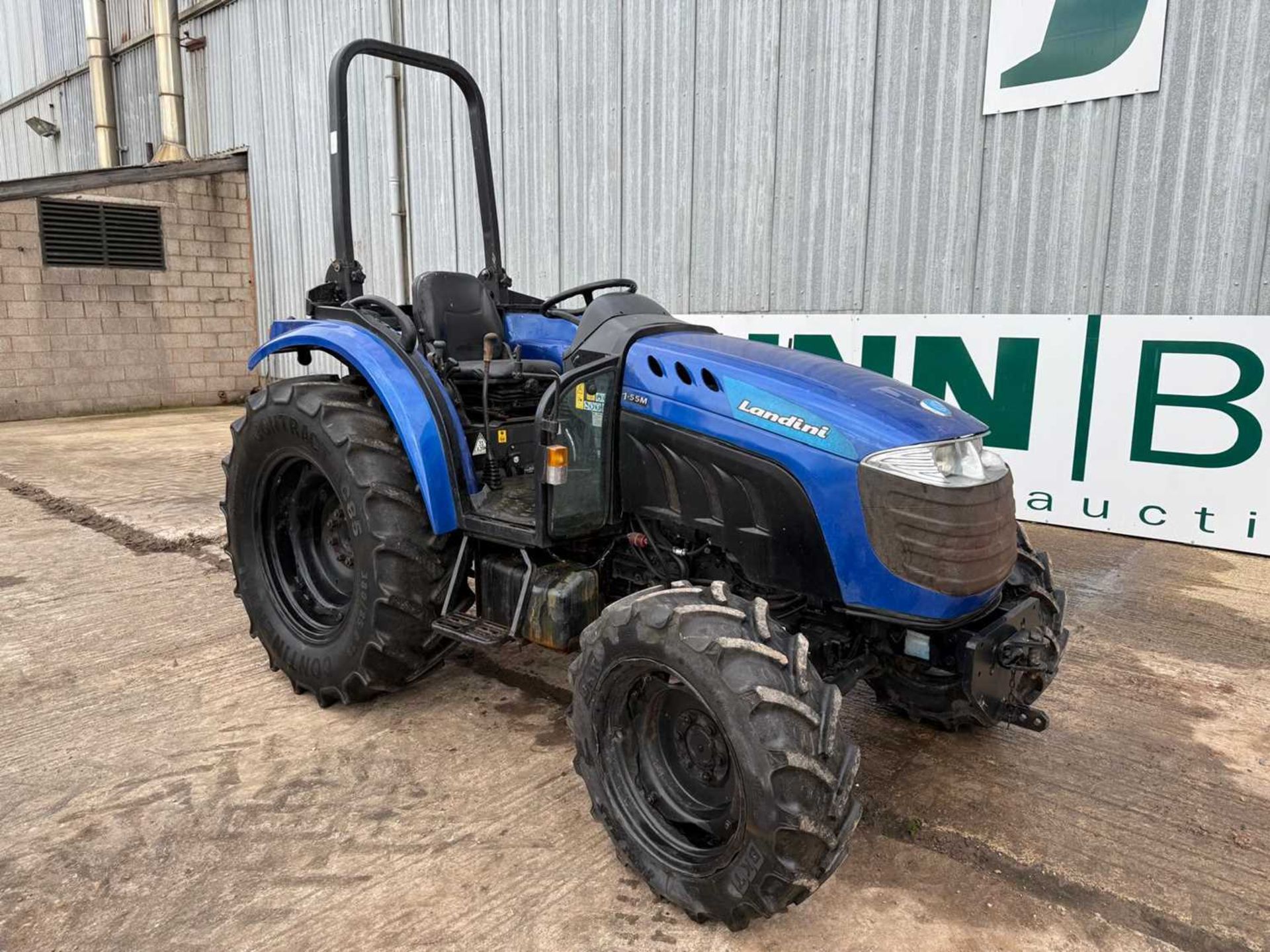 Landini 1-55M 4WD Tractor, Two Spools, PTO, 3 Point Linkage, Roll Bar ...