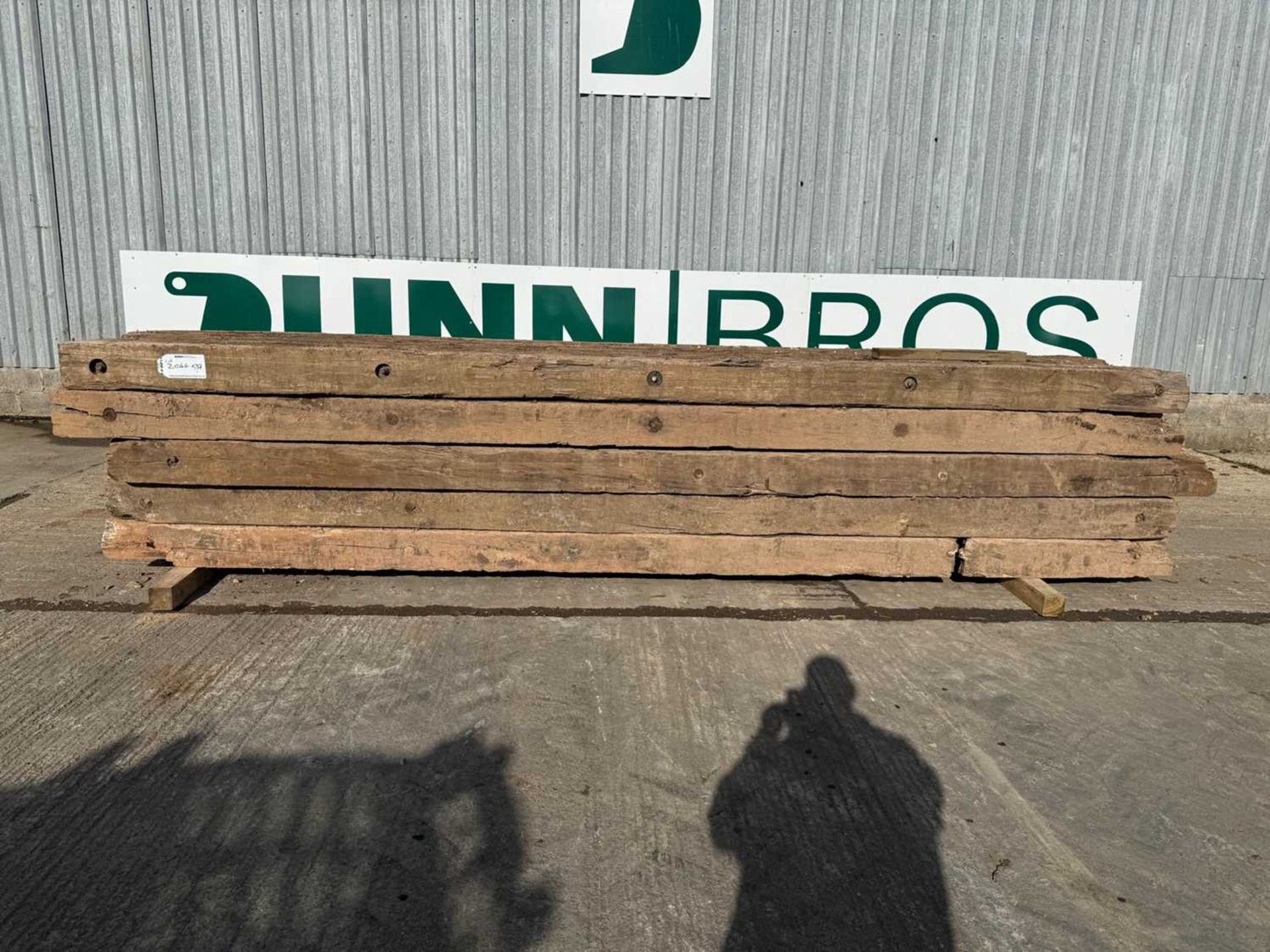 Used 5M x 1M Wooden Bog Mats (5 Of)