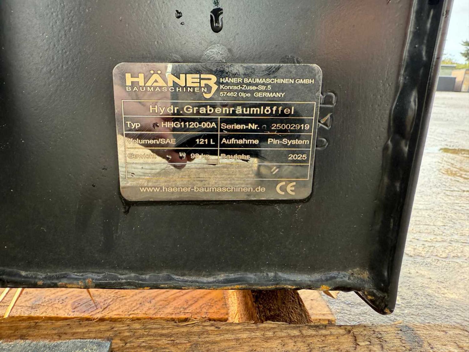 Unused Haner HHG1120-00A Hydraulic Tilting Bucket Unused Haner HHG1120 ...