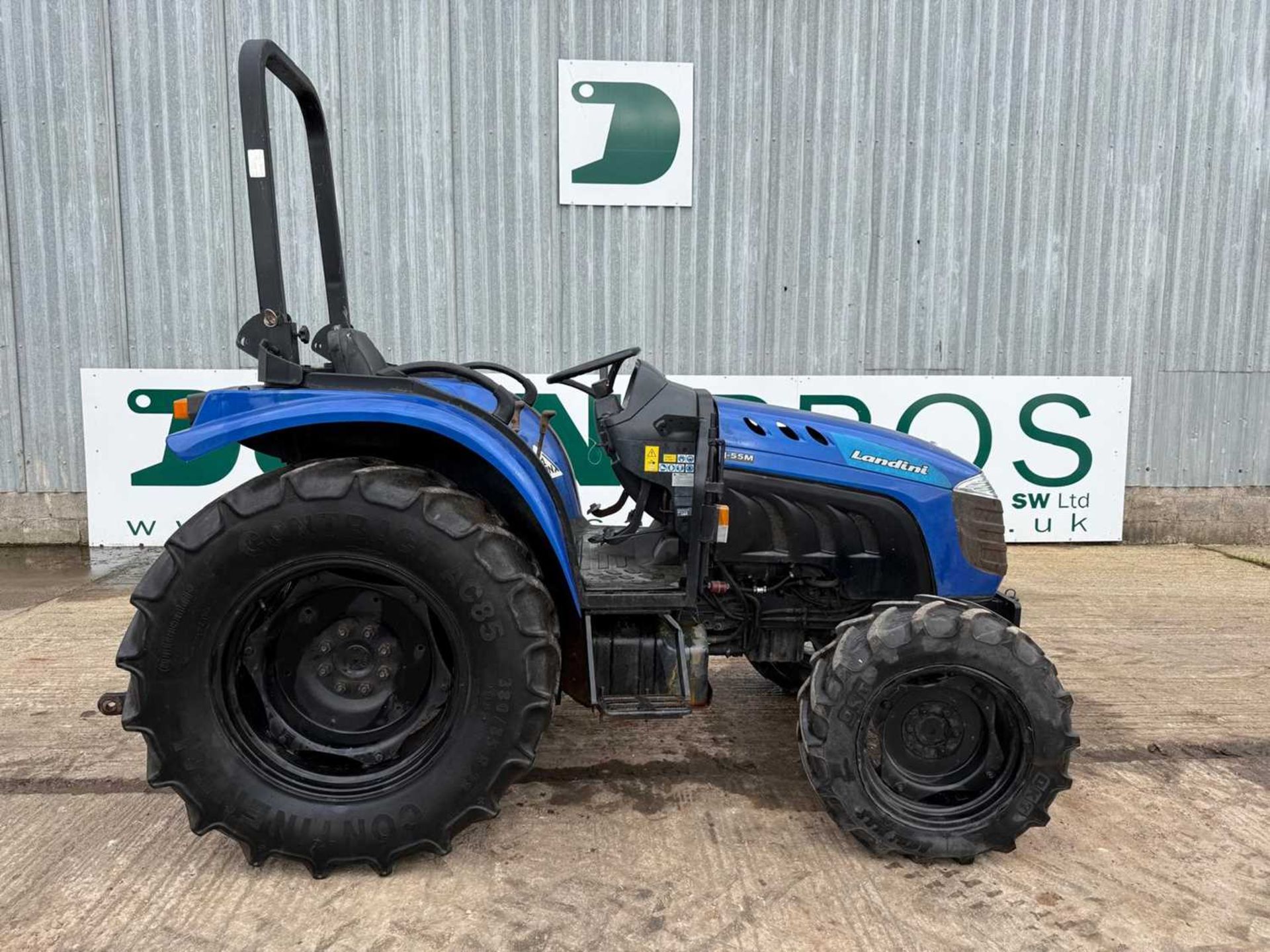 Landini 1-55M 4WD Tractor, Two Spools, PTO, 3 Point Linkage, Roll Bar ...