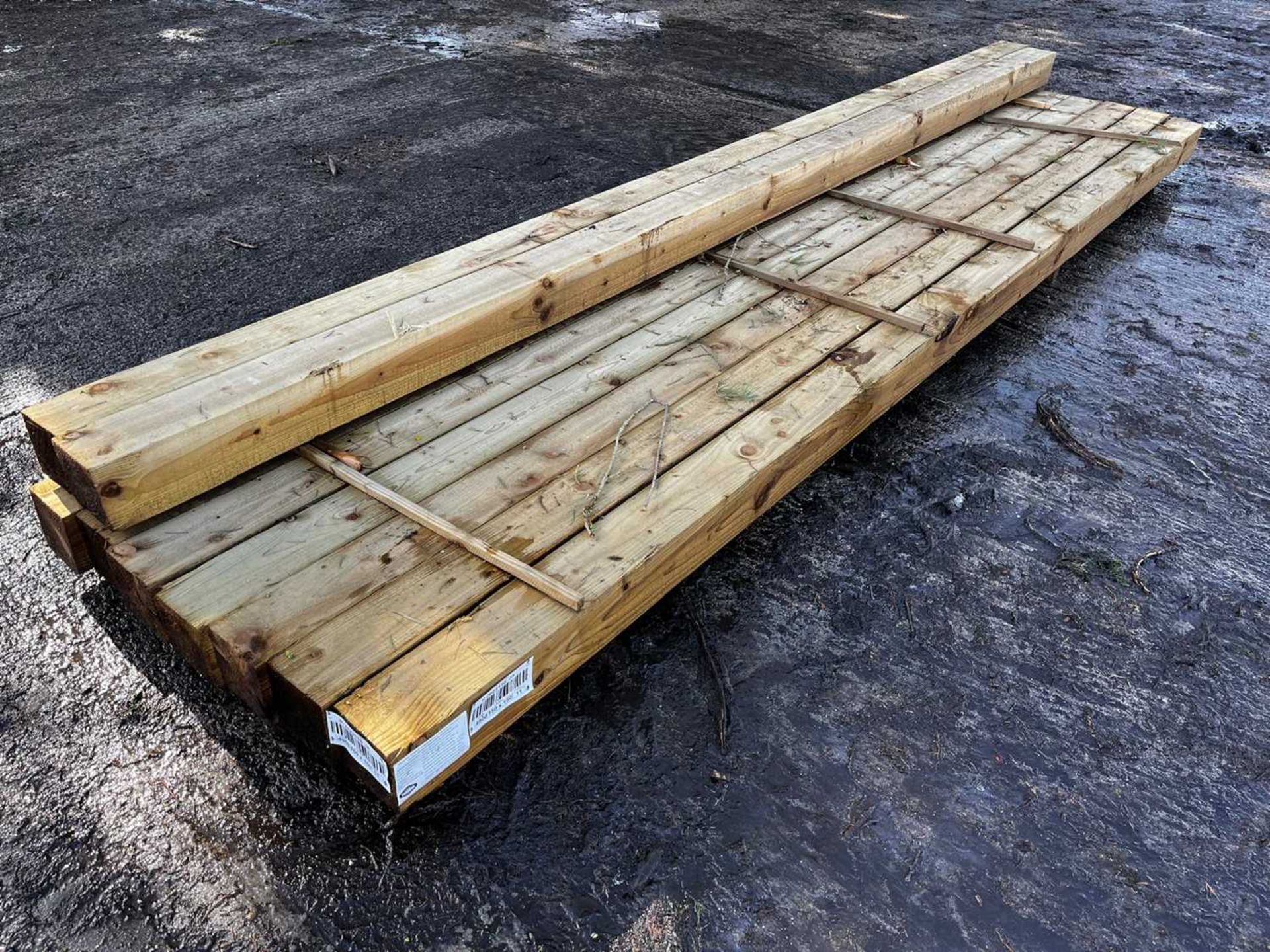 Tanalised Timber Lengths, 150 x 150 x 4800 (8 Of) Tanalised Timber ...