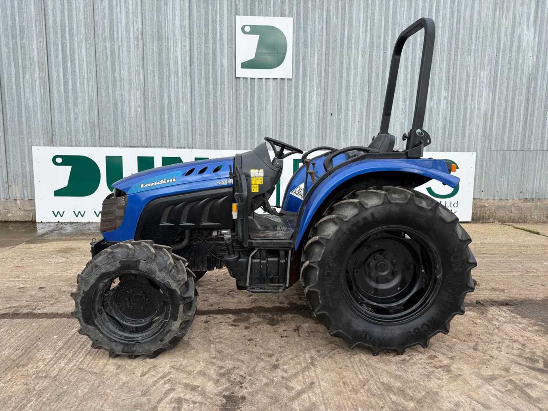 Landini 1-55M 4WD Tractor, Two Spools, PTO, 3 Point Linkage, Roll Bar ...