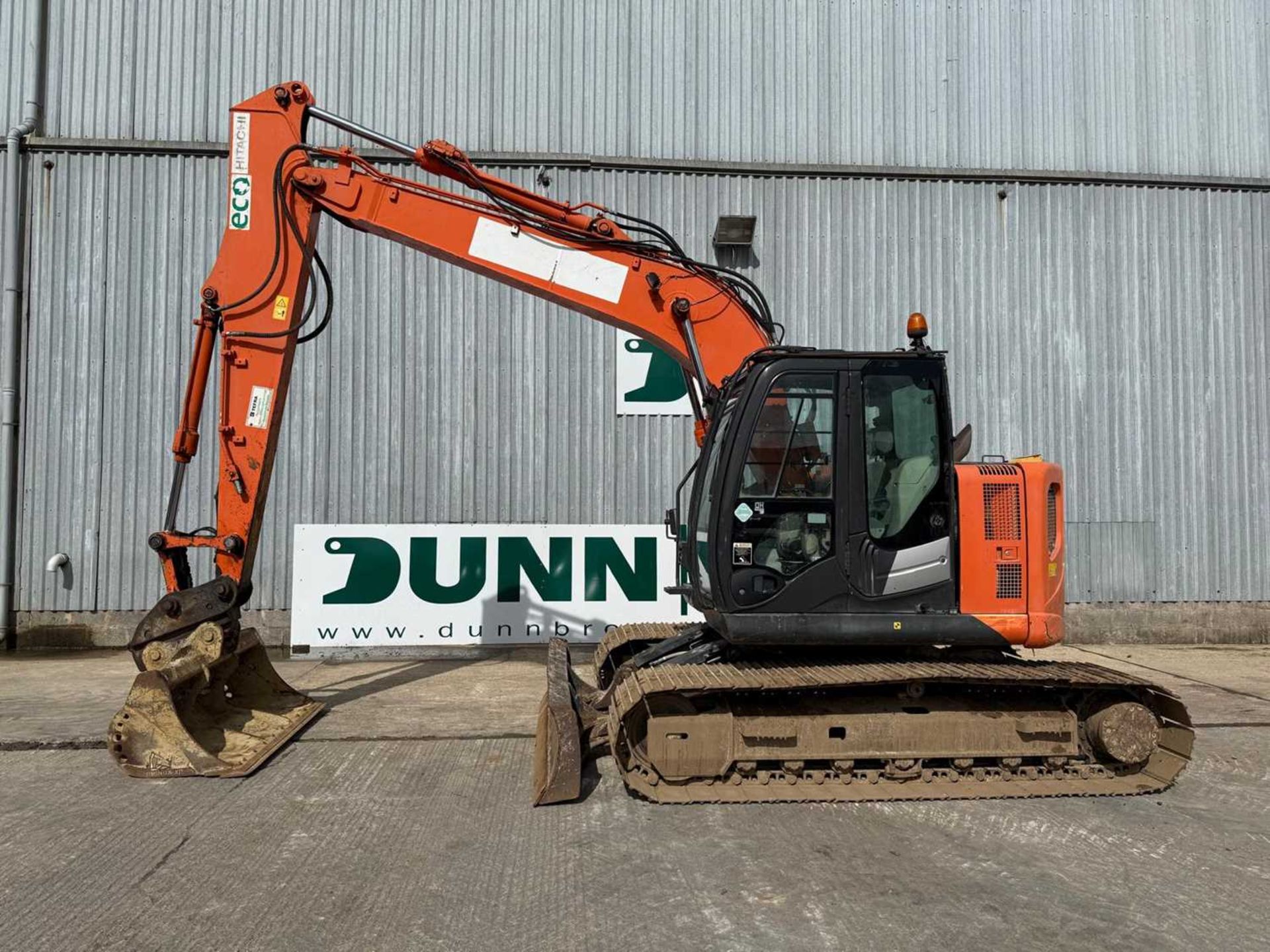 2014 Hitachi ZX135US-5B With Blade, Hydraulic Quick Hitch, Piped, Rear ...