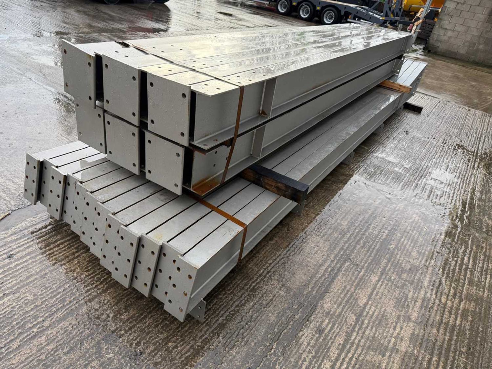 Steel Frame Building 100` x 40` x 16` , 5No 20` Bays 12 Degree Pitch ...