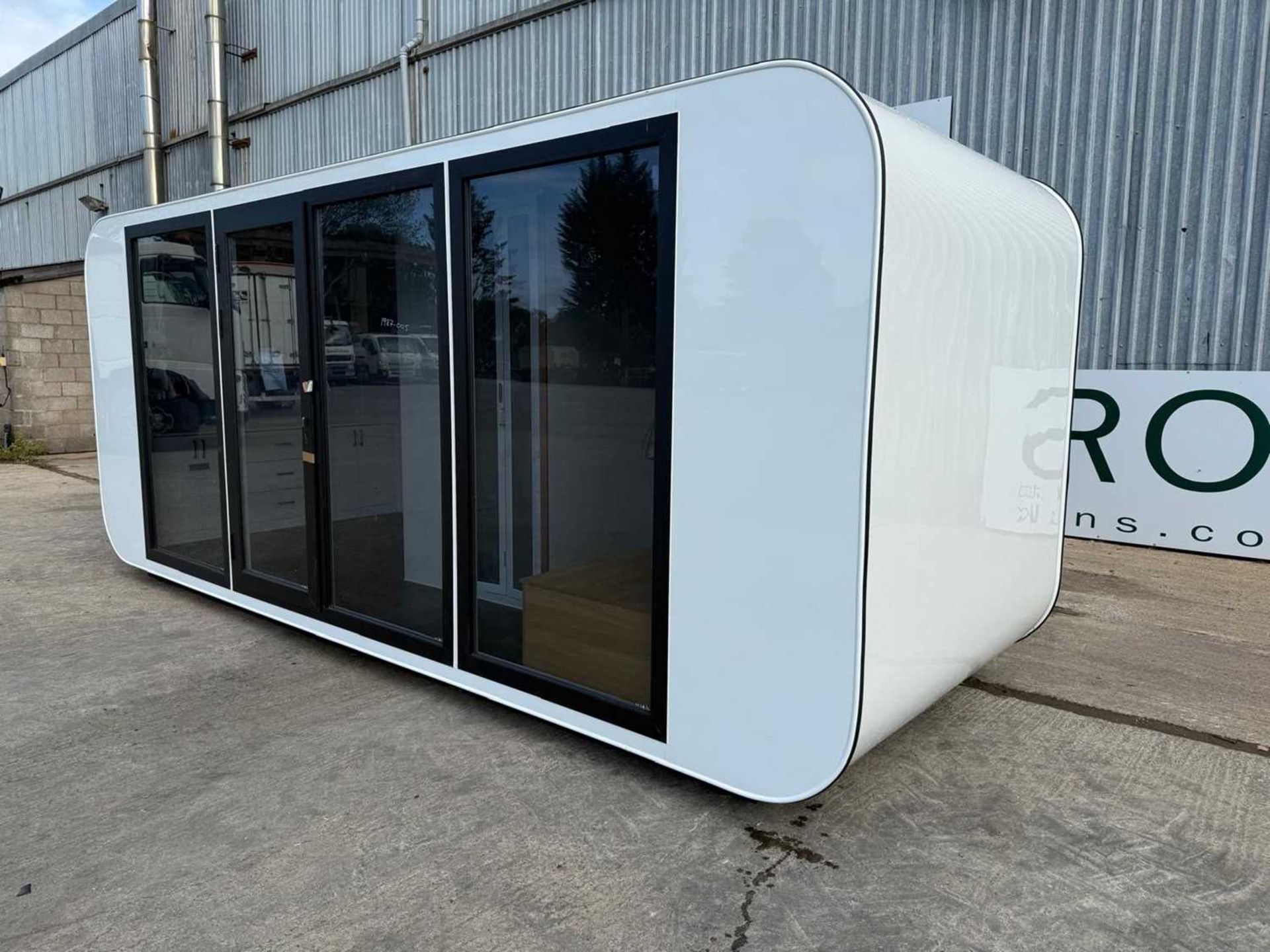 Unused 6M Prefab Cube Welfare Pod, Wash Room with Shower and Basin ...