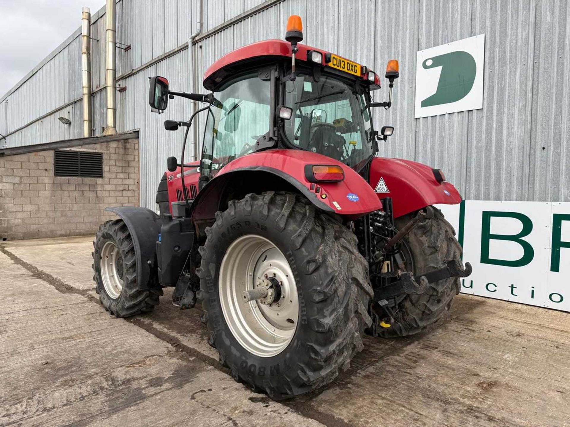 2013 Case IH 130 Puma 4WD Tractor, 3 Spools, Pick Up Hitch, Bar Axle, A ...