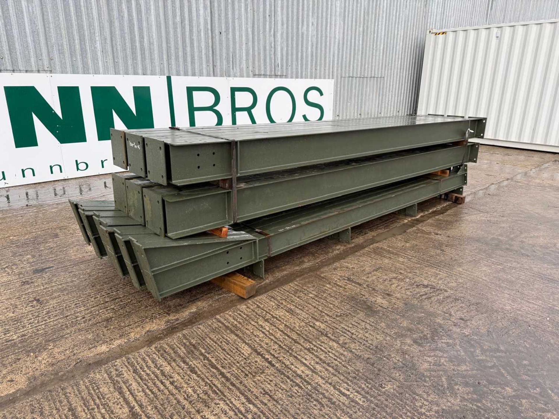 Steel Frame Building 100` x 30` x 15` , 5No 20` Bays 12 Degree Pitch ...