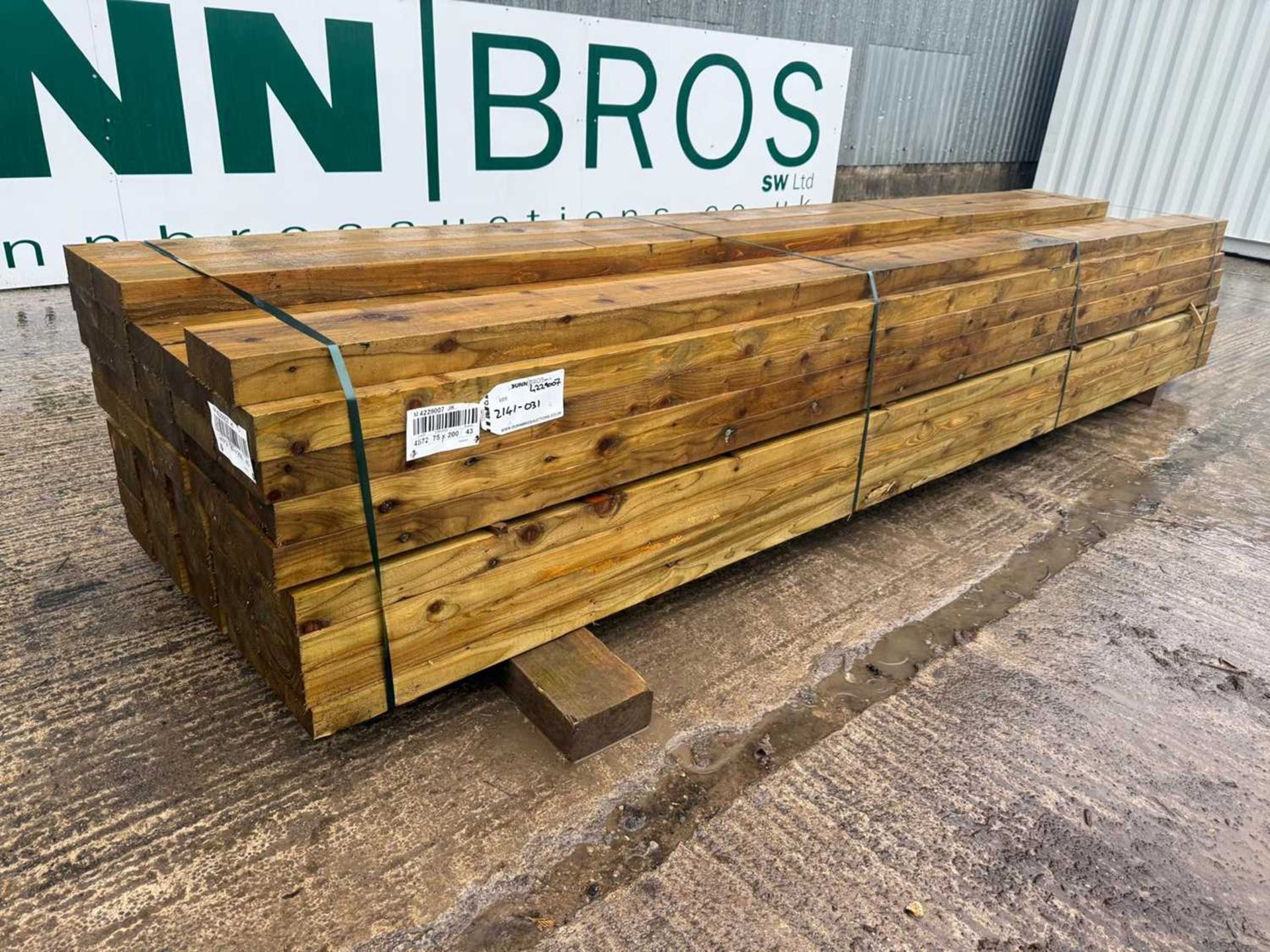 Graded C16 Tanalised Timber 75mm x 150mm x 4572mm (43 Of) Graded C16 ...