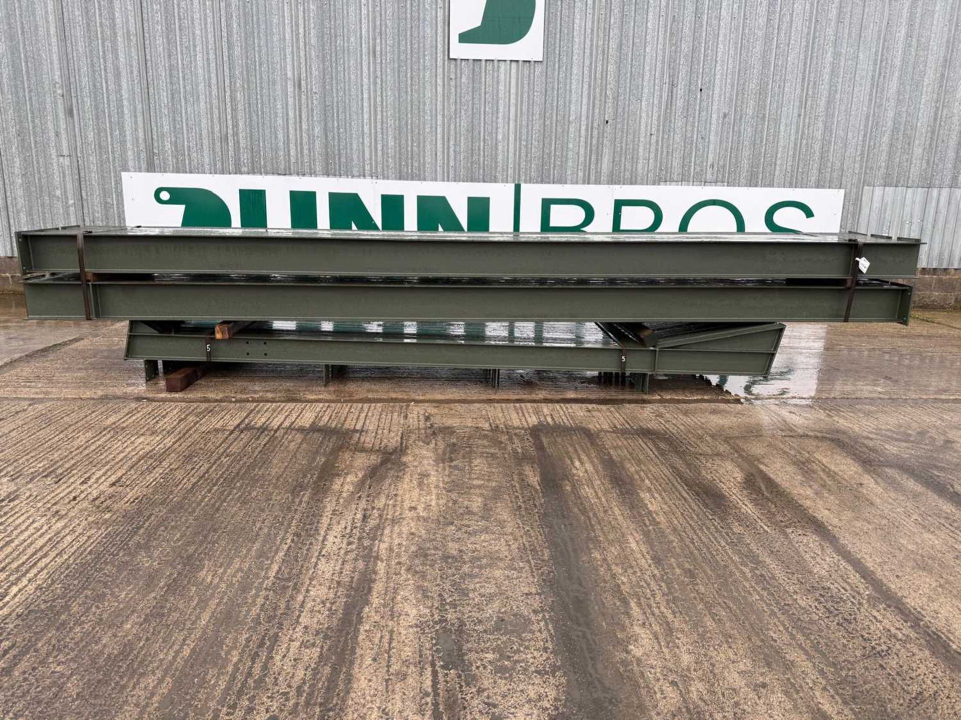 Steel Frame Building 100` x 30` x 20` , 5No 20` Bays 12 Degree Pitch ...