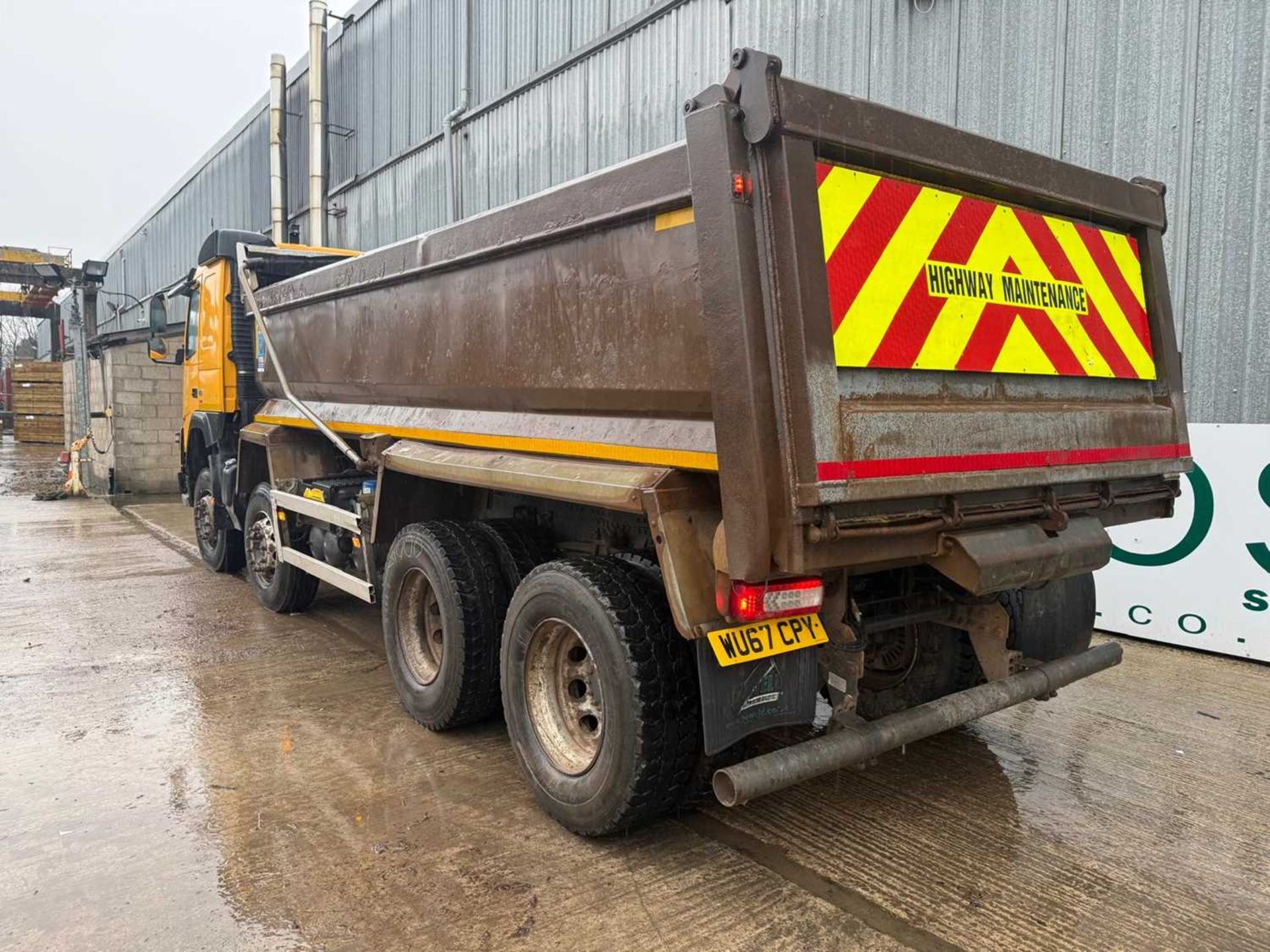 2017 Volvo FM 410 Euro6, 8 Wheel Tipper Lorry, Auto, Roll Over Sheet ...