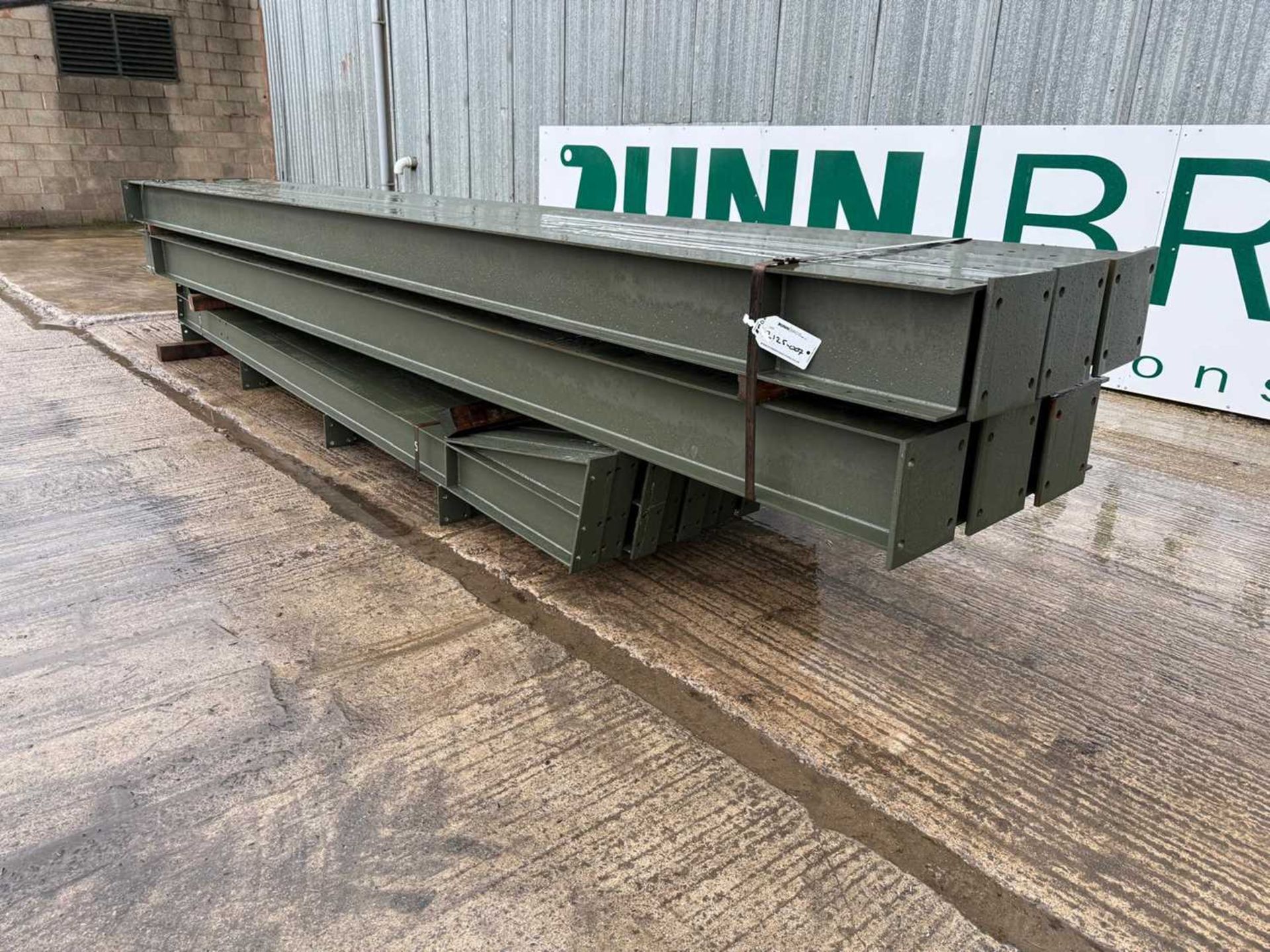 Steel Frame Building 100` x 30` x 20` , 5No 20` Bays 12 Degree Pitch ...