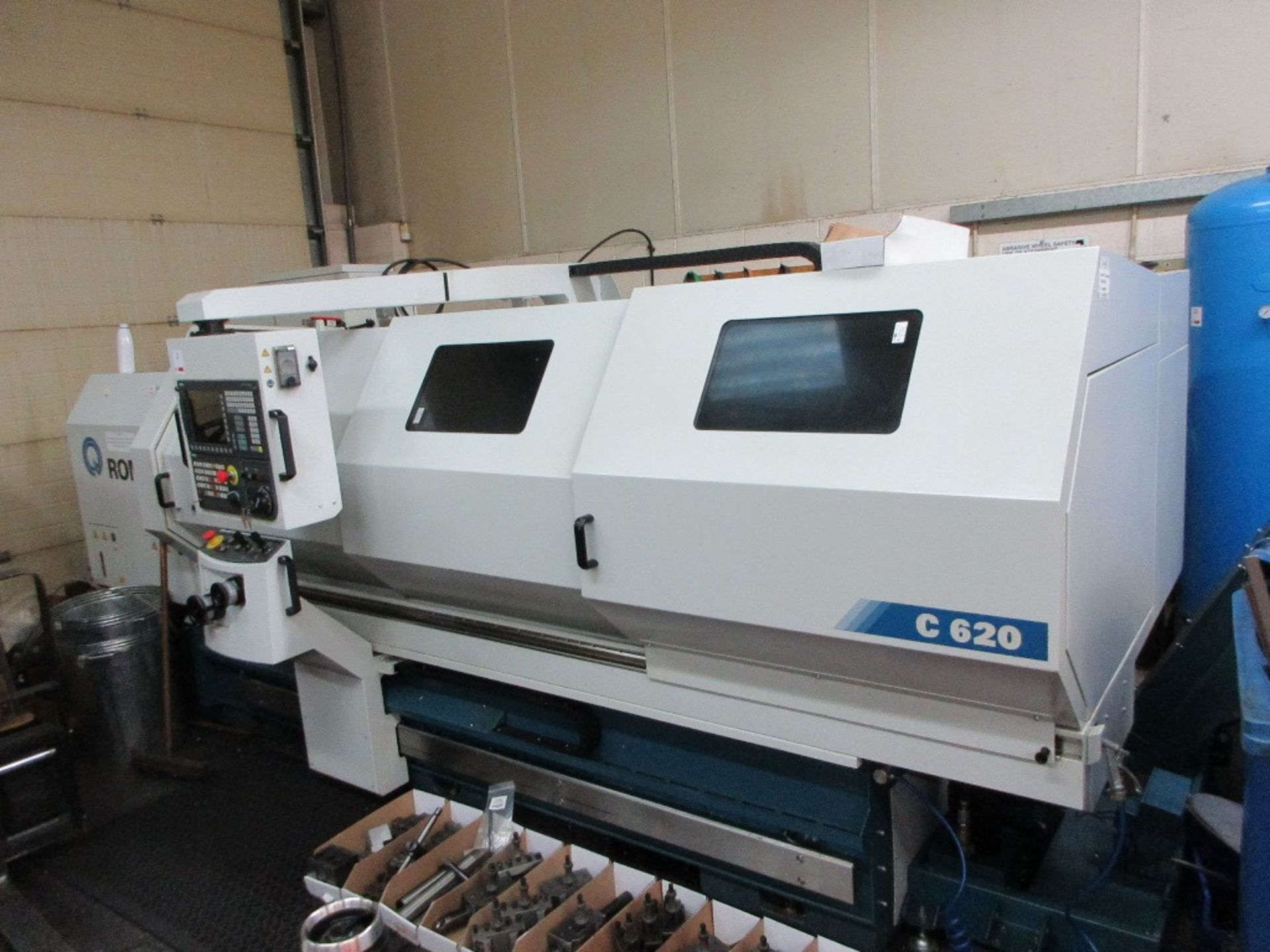 Romi C620 CNC lathe, serial no. 016-021112-459 (2019), Siemens ...