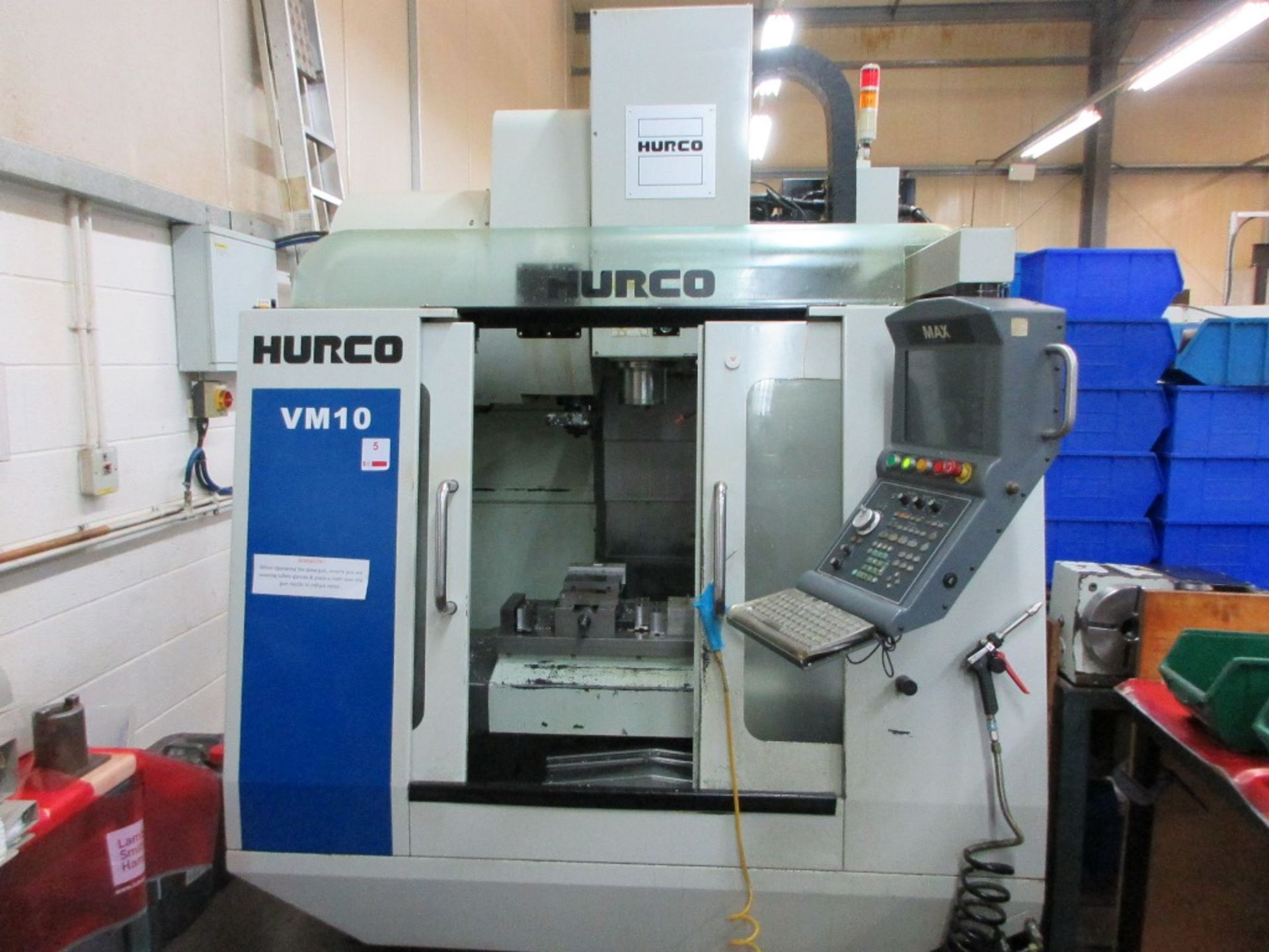 Hurco V10 vertical machining centre, serial no. H-VIE855 (2012), Max ...