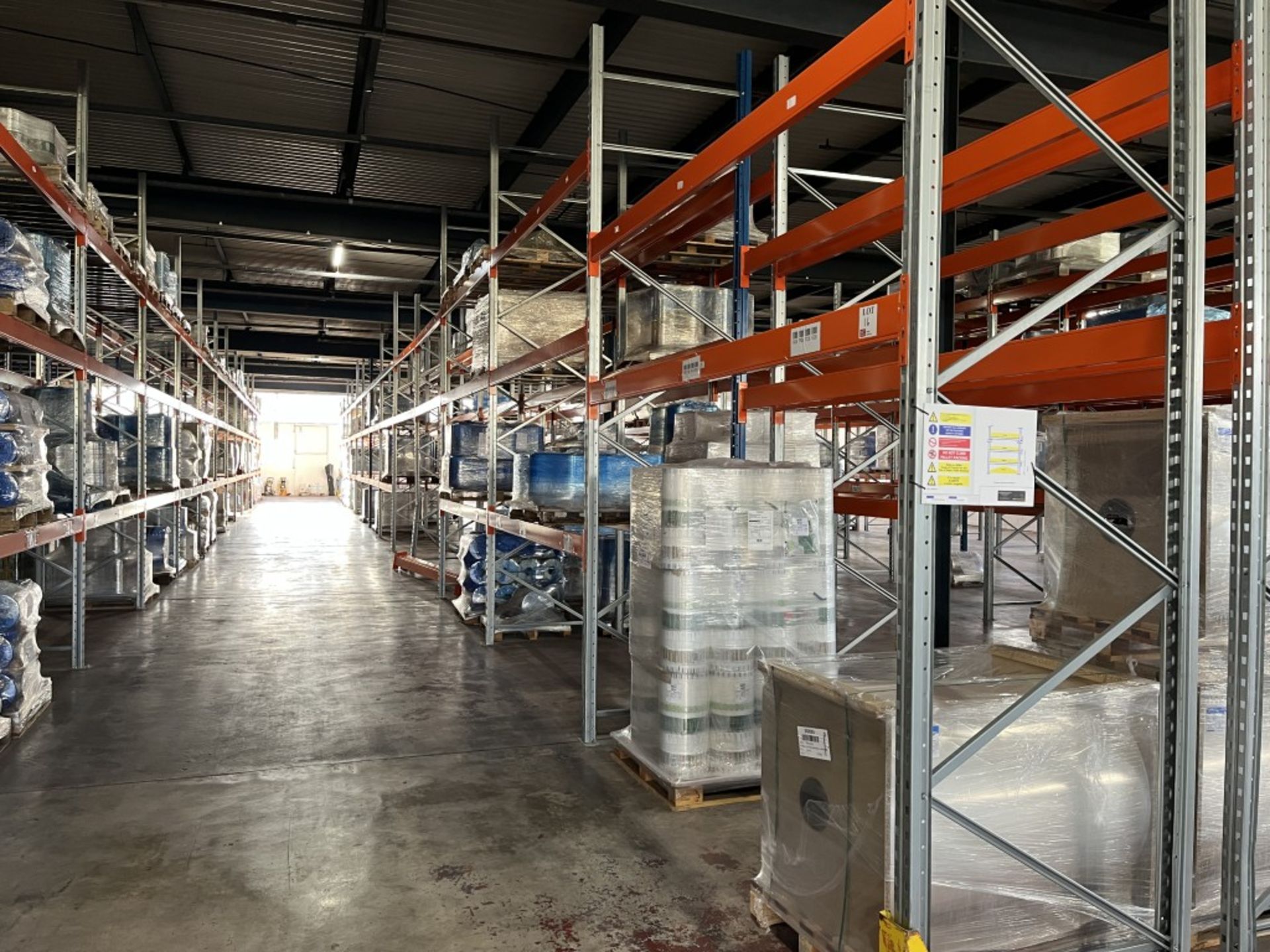 39 bays of PSS pallet racking Additional Information:Comprising; 42 ...