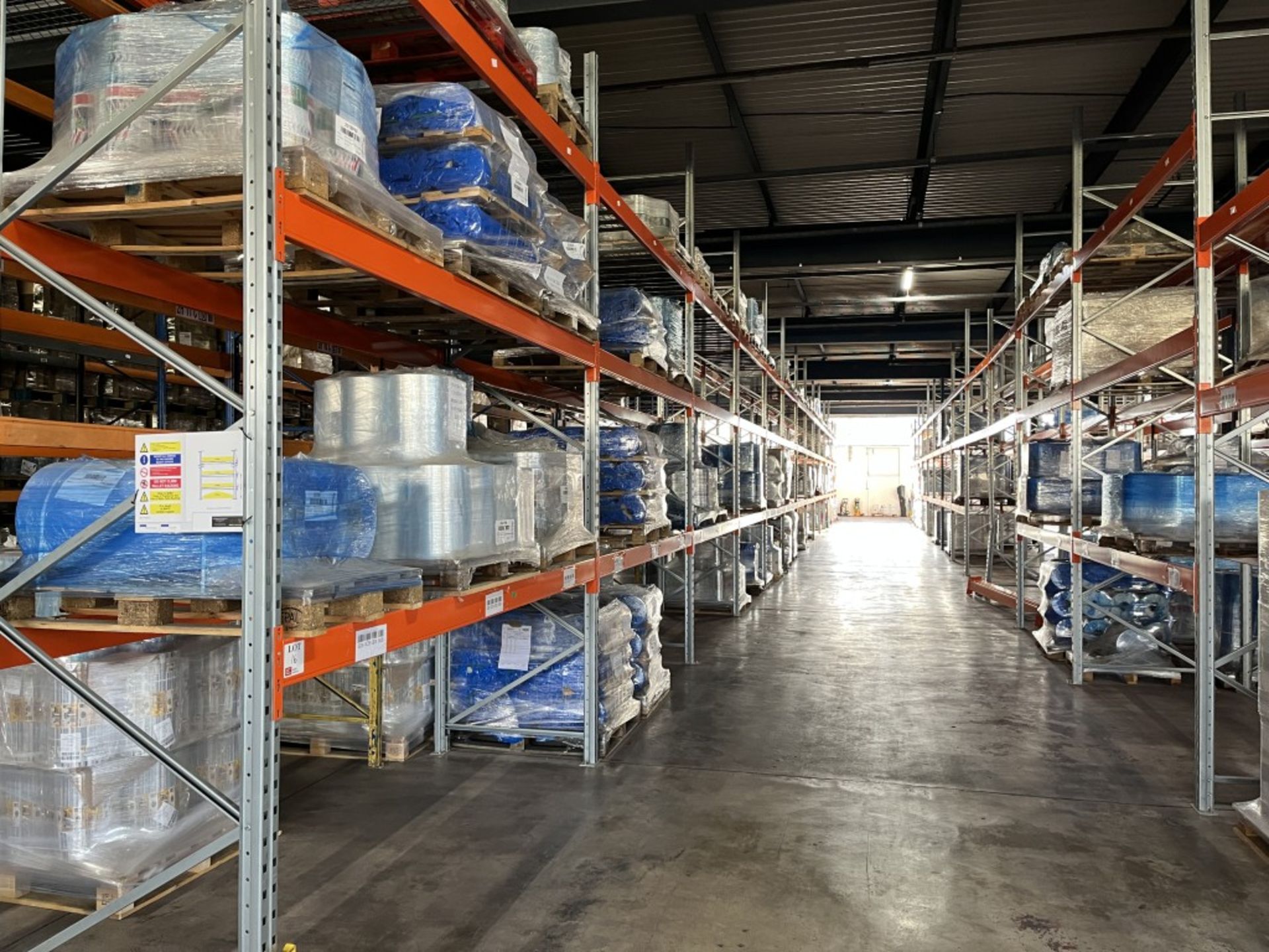 39 bays of PSS pallet racking Additional Information:Comprising; 42 ...