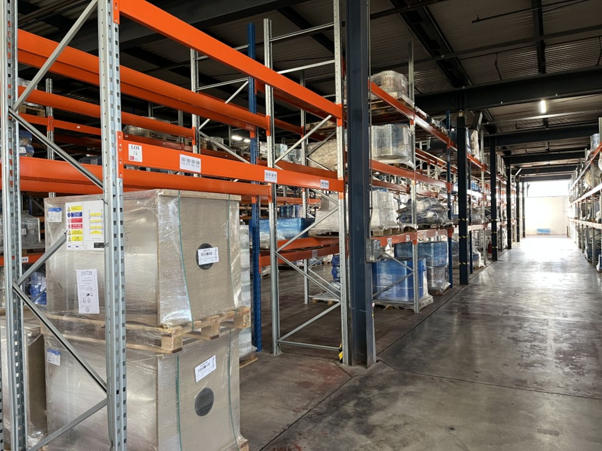39 bays of PSS pallet racking Additional Information:Comprising; 42 ...