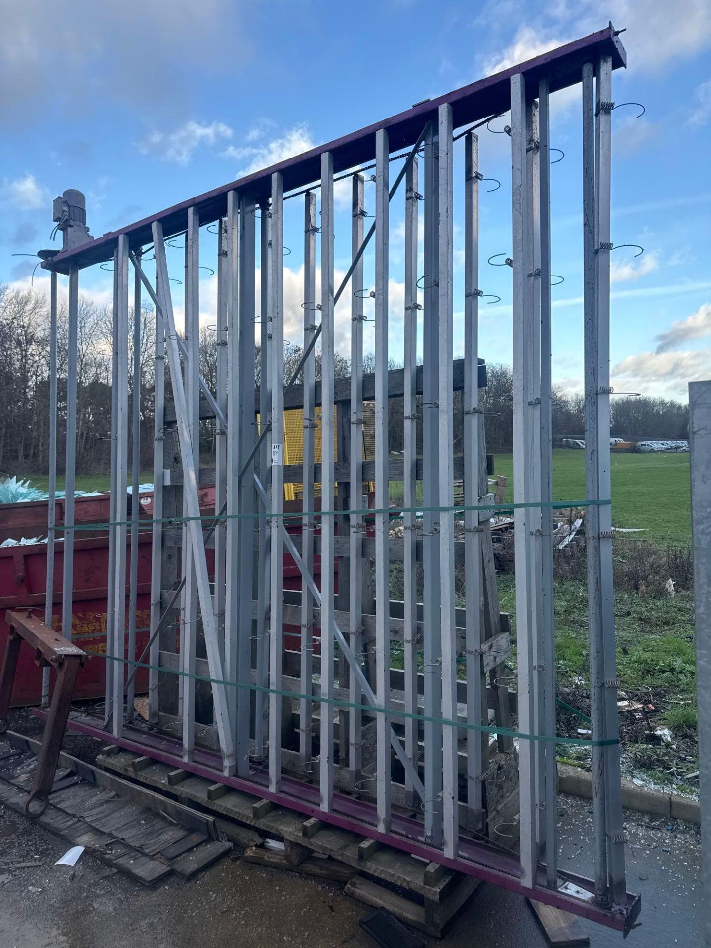 Lisec FR4003 Freestanding glass rack (2000)Serial Number: 550002183Year ...