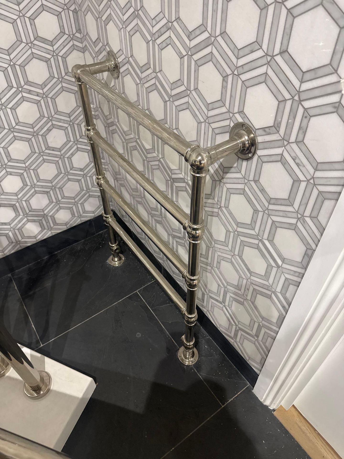 Babylon Bath in polished nickel 1700mm with Empire bath and shower ...