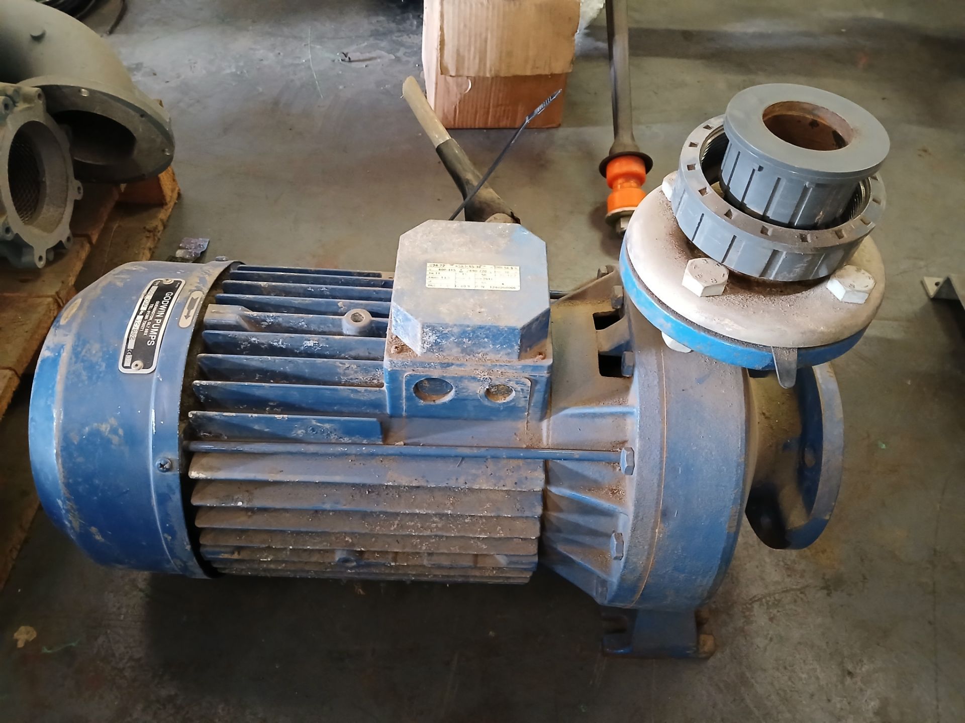 Godwin D50-200 water pump, 11kW motor, 3 phase