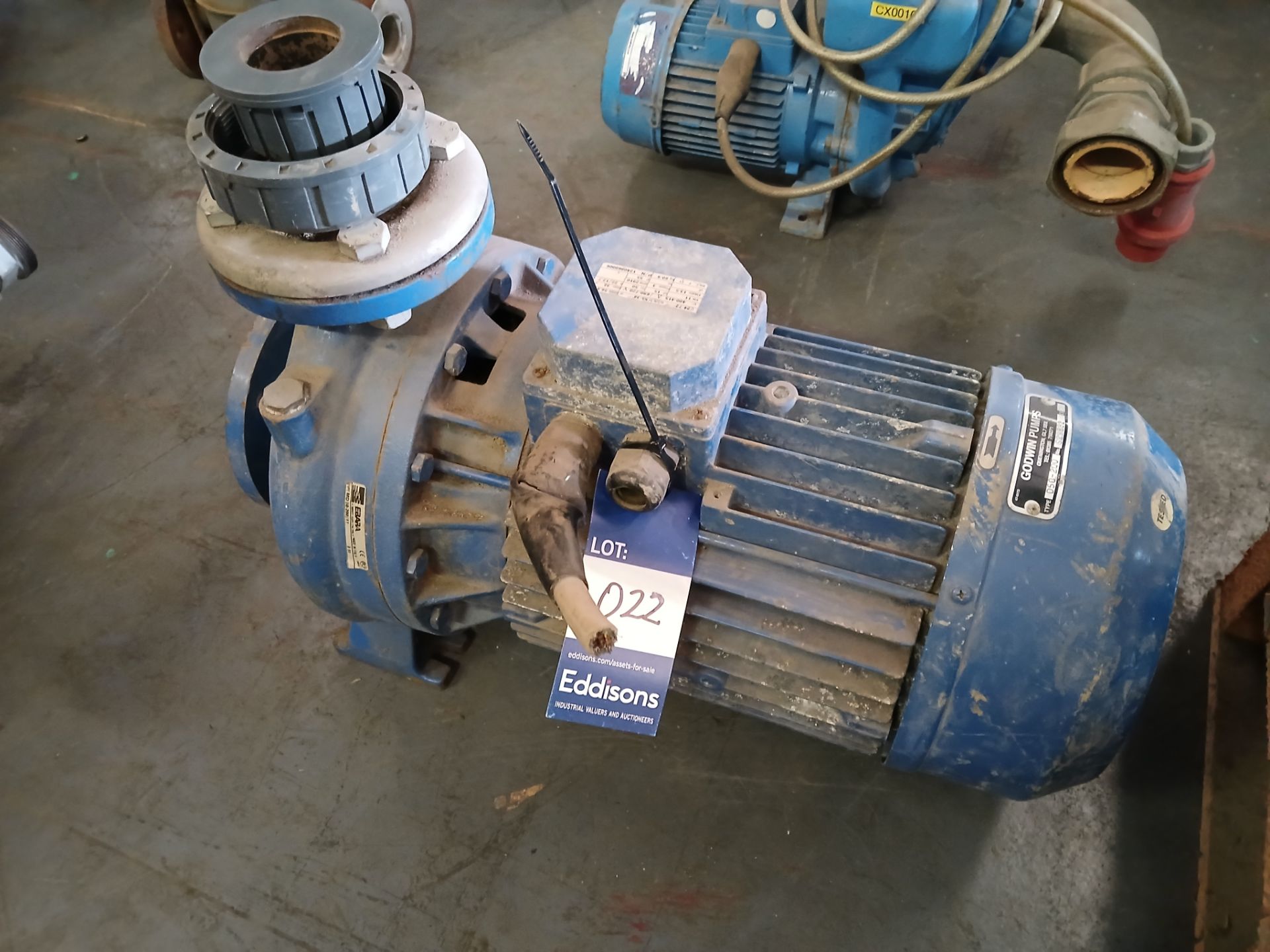 Godwin D50-200 water pump, 11kW motor, 3 phase