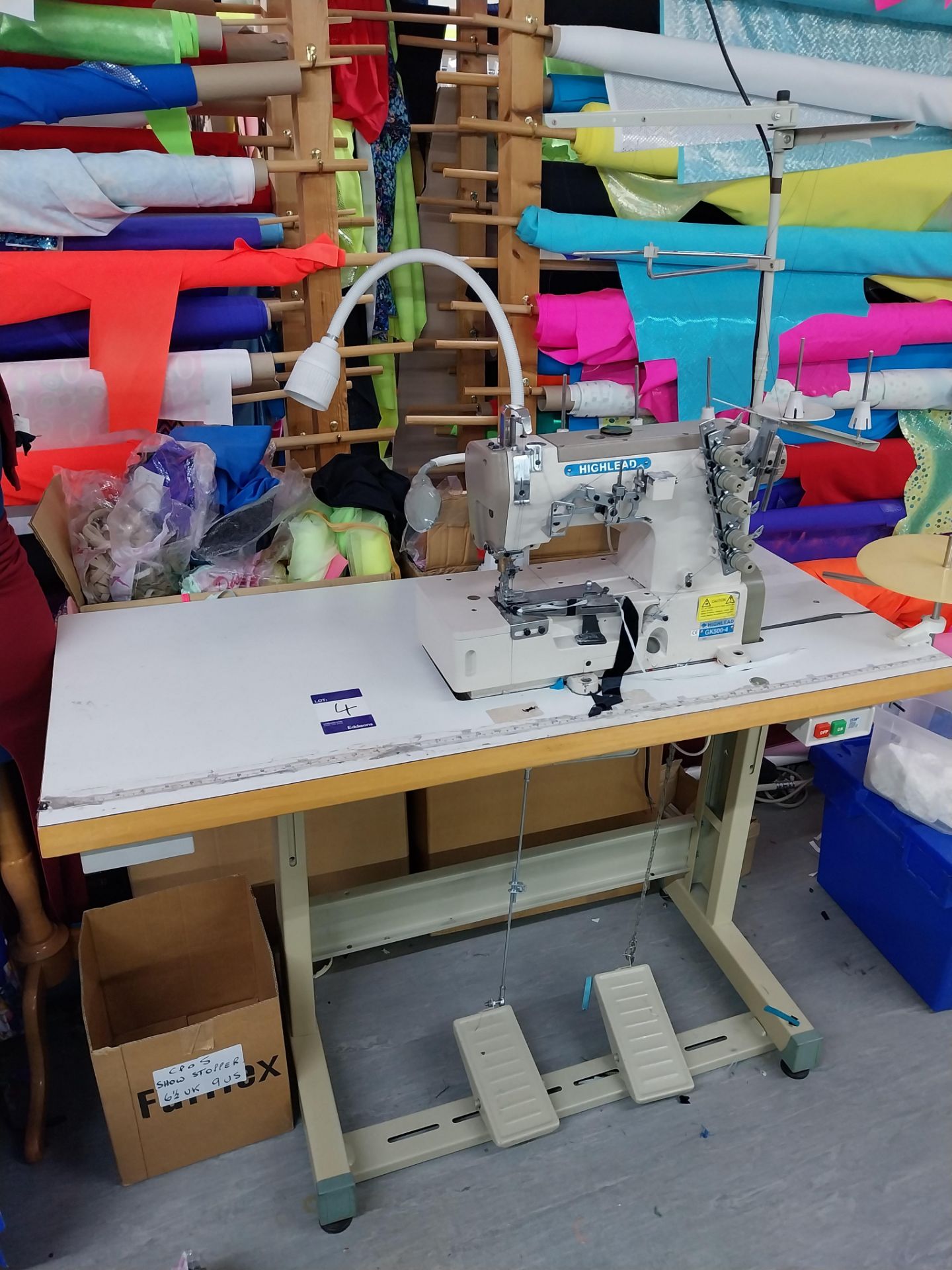 Highlead binding machine 240v, model GK500-4, Serial number 9220458