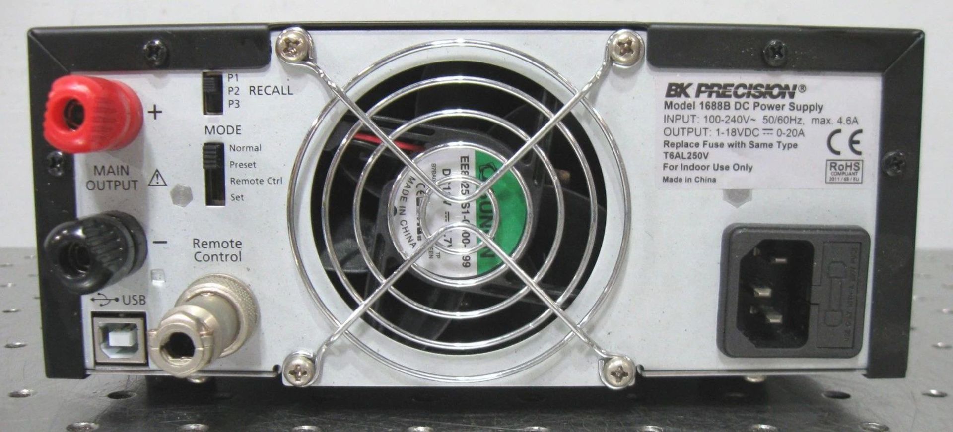 BK Precision 1688B Switching Mode DC Power Supply (1-18VDC, 20A)