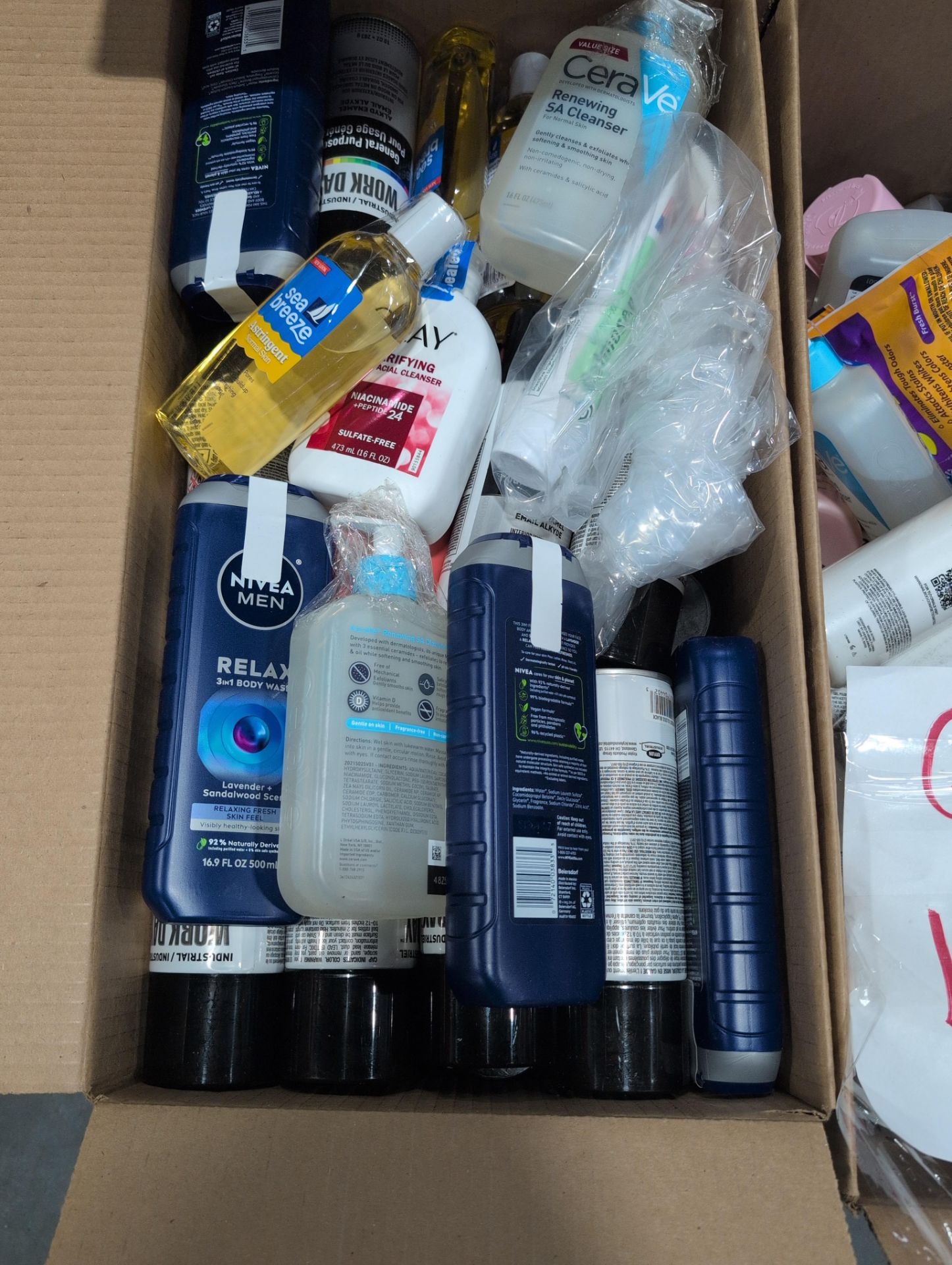 and a vea skin firming, Nivea Man relax, Lysol disinfecting spray, pure ...
