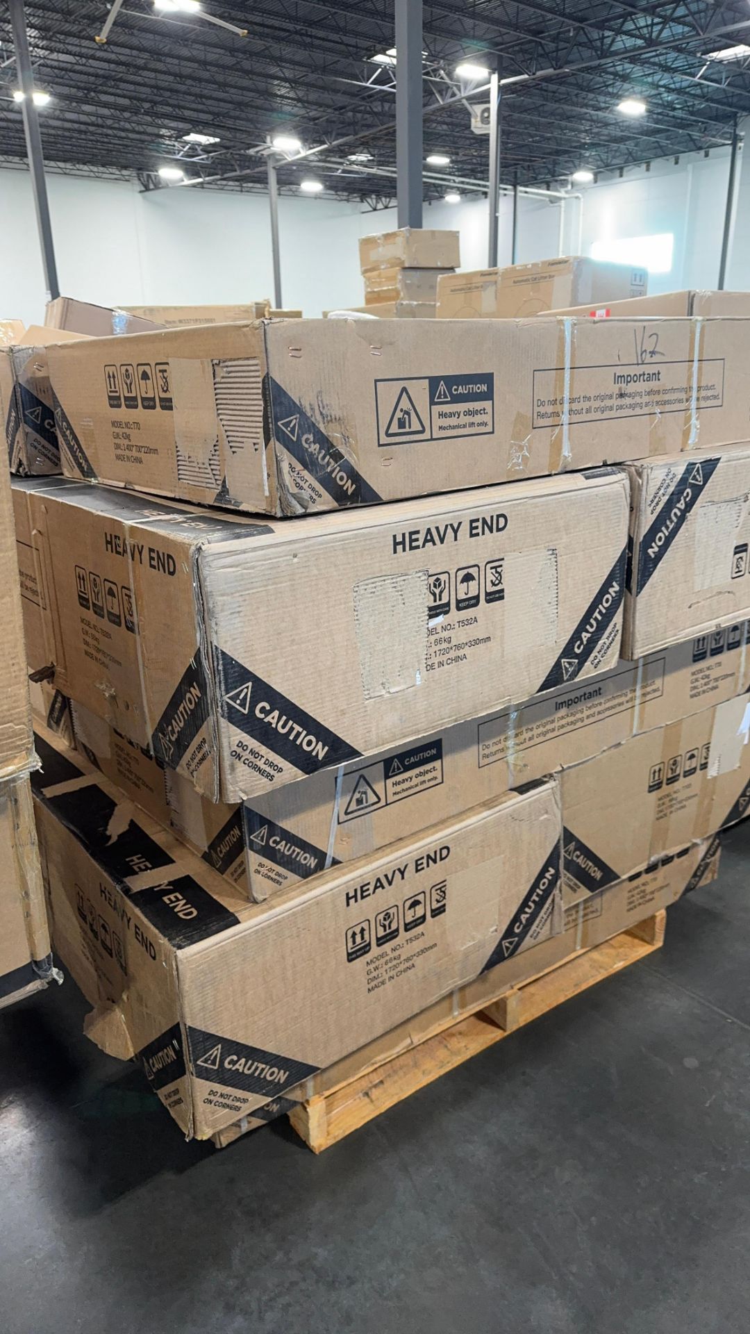 Pallet of treadmills T703, T532A, T70