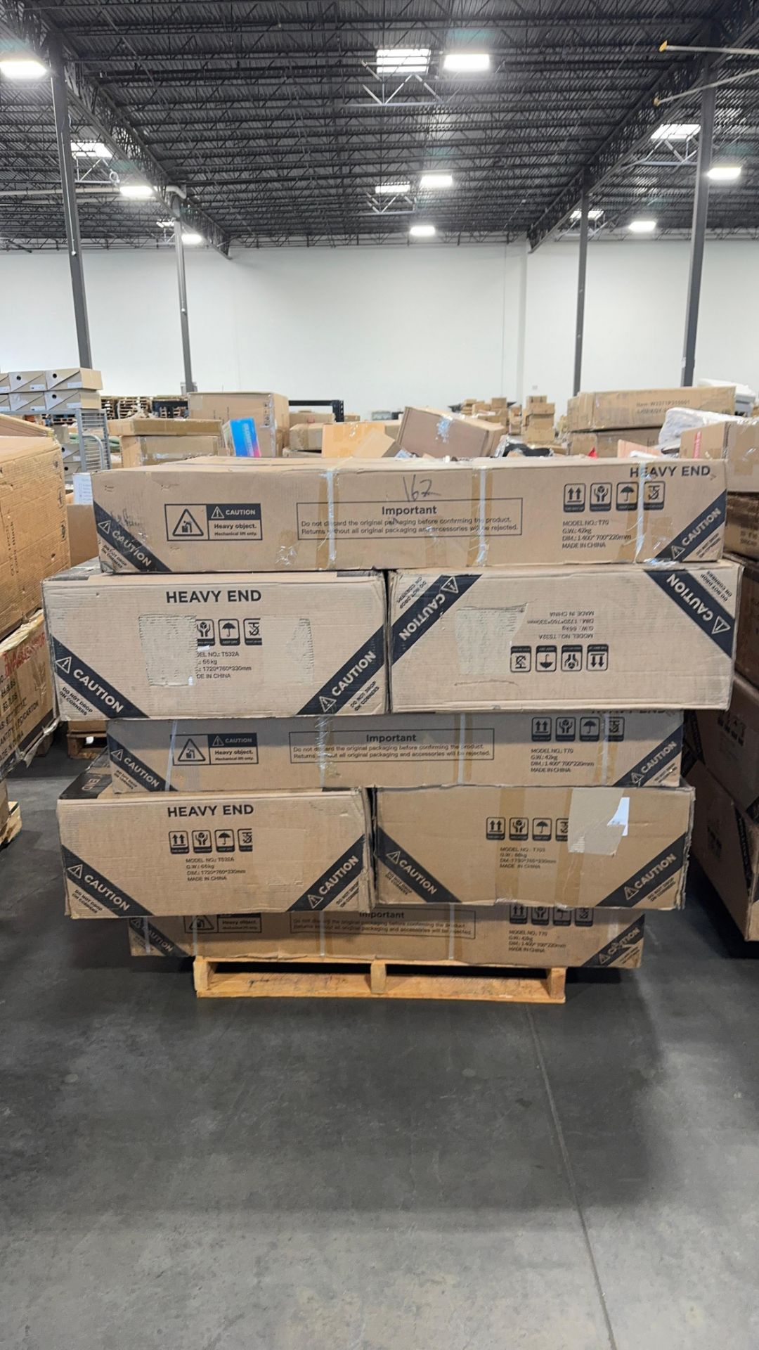 Pallet of treadmills T703, T532A, T70
